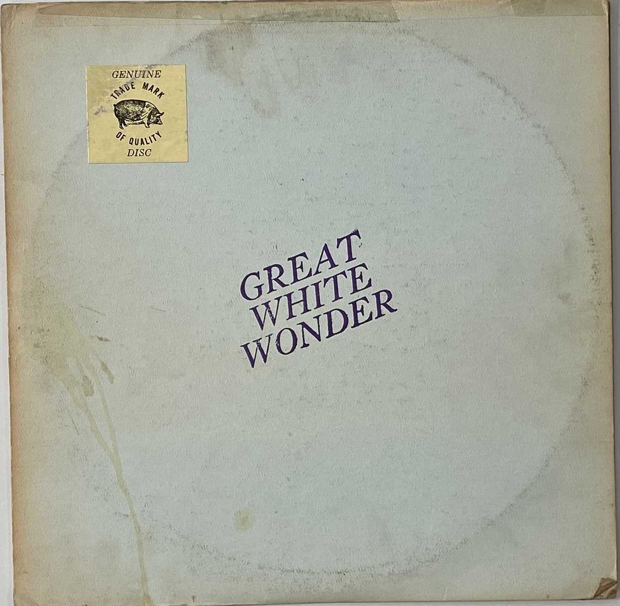 Lot 48 - BOB DYLAN - GREAT WHITE WONDER 2 LP (US