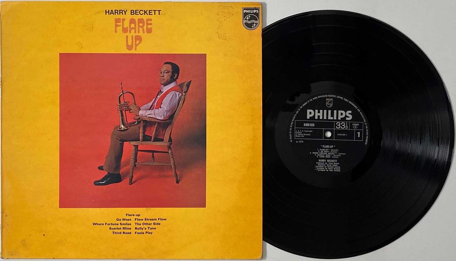 Lot 50 - HARRY BECKETT - FLARE UP LP (BOP JAZZ - UK