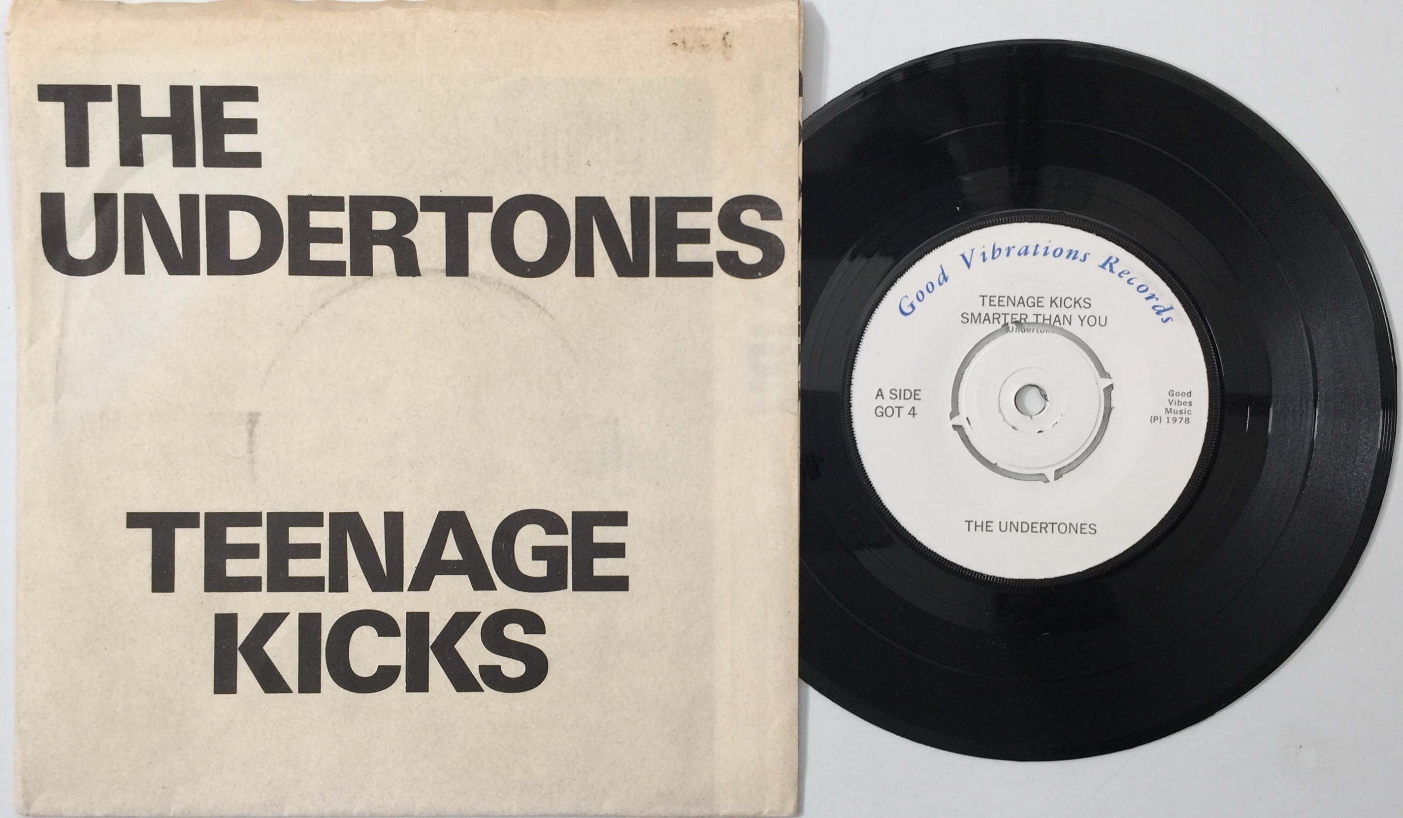 Lot 61 - THE UNDERTONES - TEENAGE KICKS EP (GOT4 - OG
