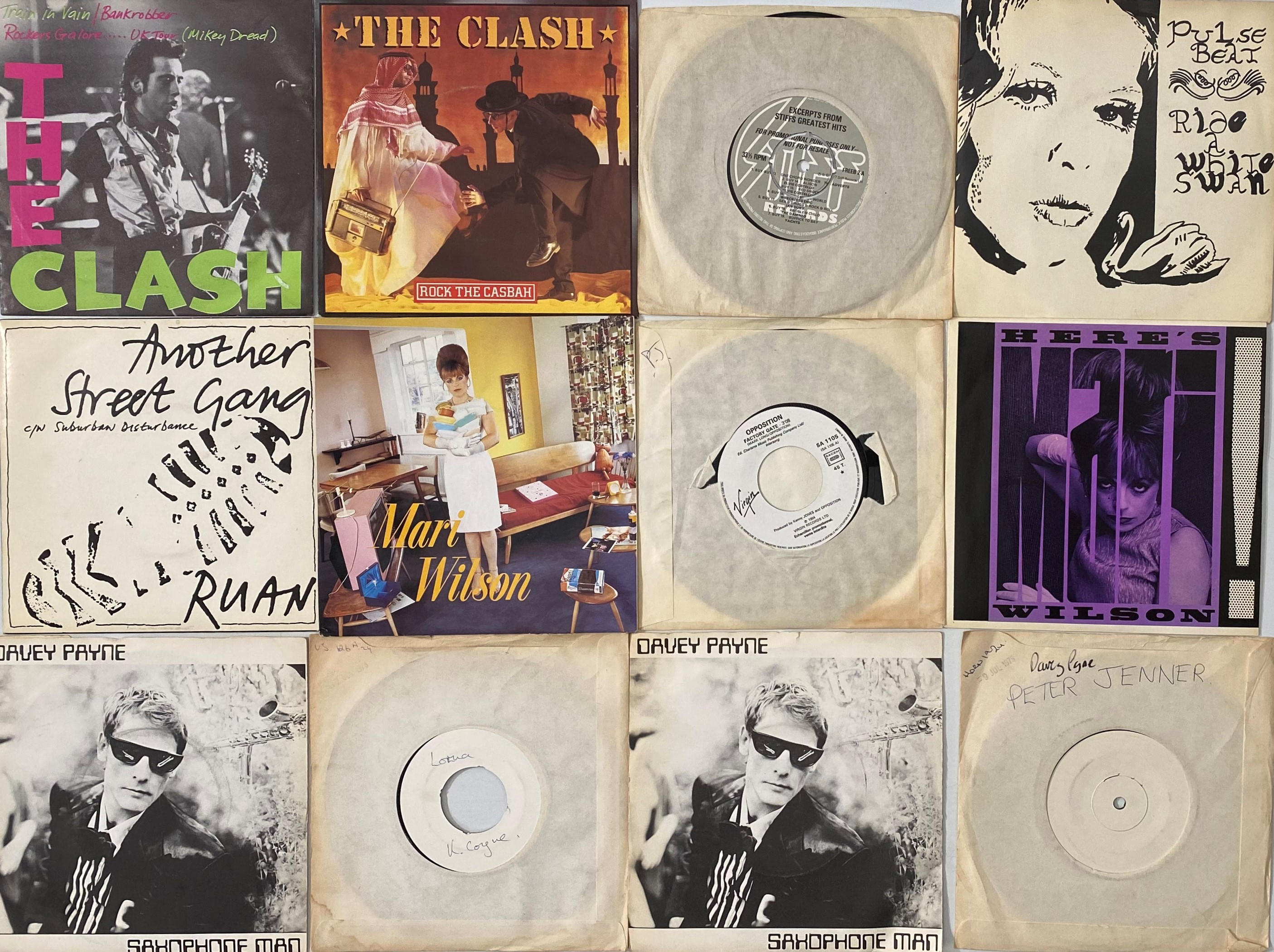 Lot 1 - NEW WAVE/PUNK/SYNTH POP - 7" COLLECTION (WITH