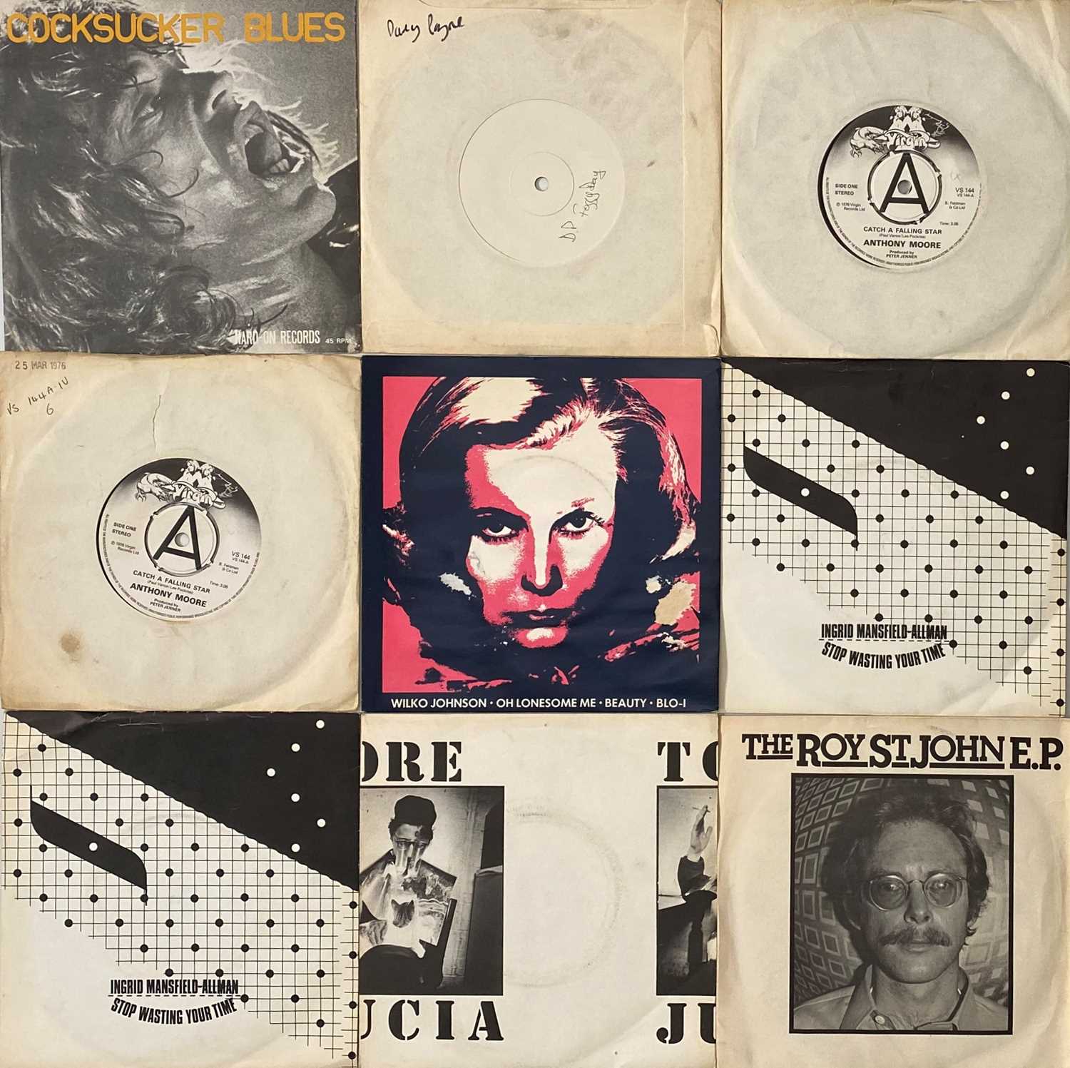 Lot 1 - NEW WAVE/PUNK/SYNTH POP - 7" COLLECTION (WITH