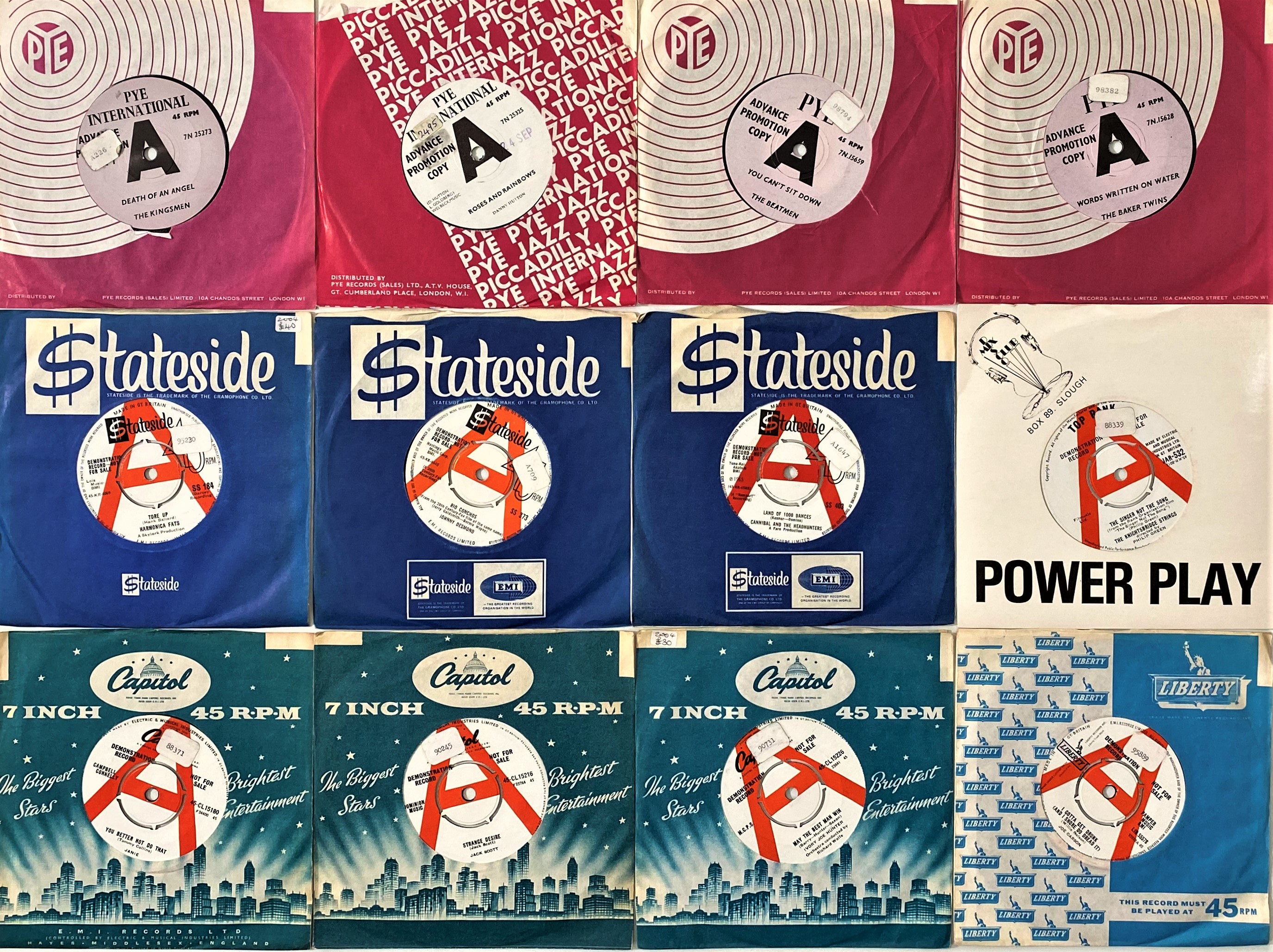 Lot 717 - 60's DEMOS - 7" PACK