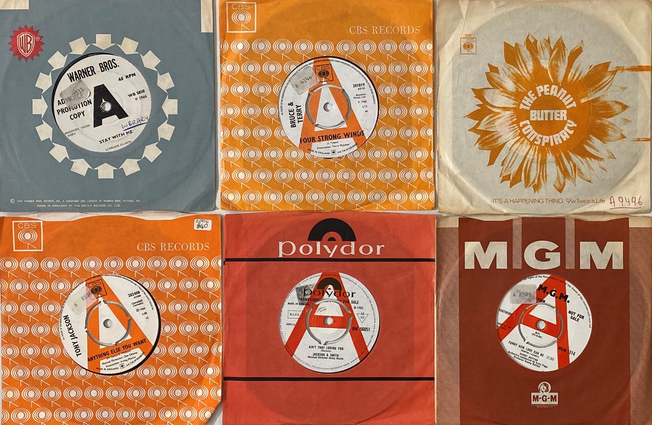 Lot 717 - 60's DEMOS - 7" PACK