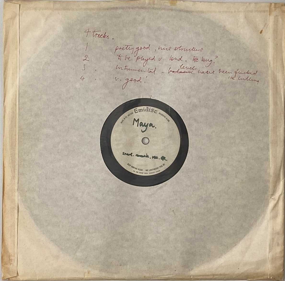 Lot 744 - "MAYA" - UNRELEASED EMIDISC ACETATE LP