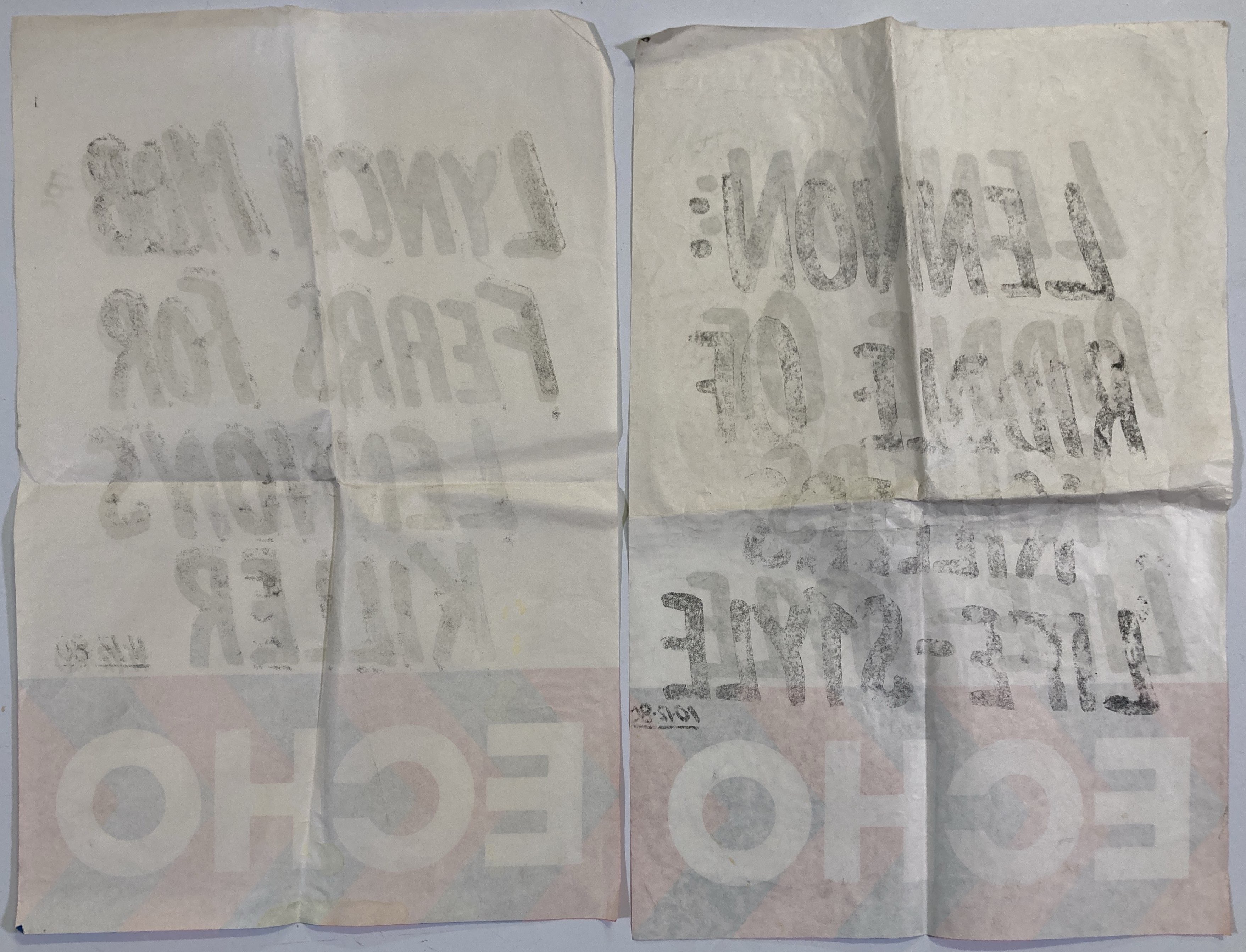 Lot 87 - THE BEATLES - ORIGINAL LIVERPOOL ECHO