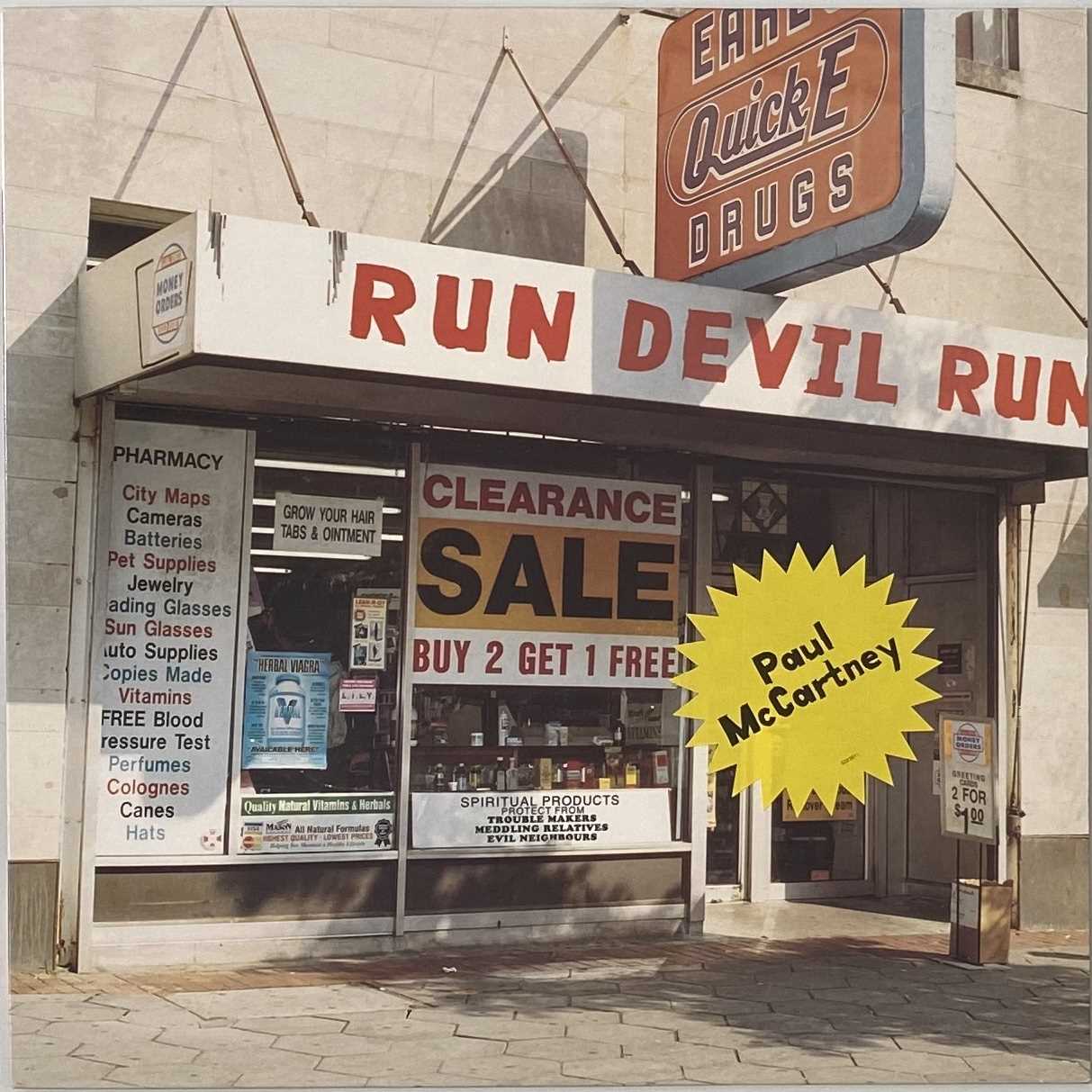 Lot 35 - PAUL MCCARTNEY - RUN DEVIL RUN LP (522 3511).