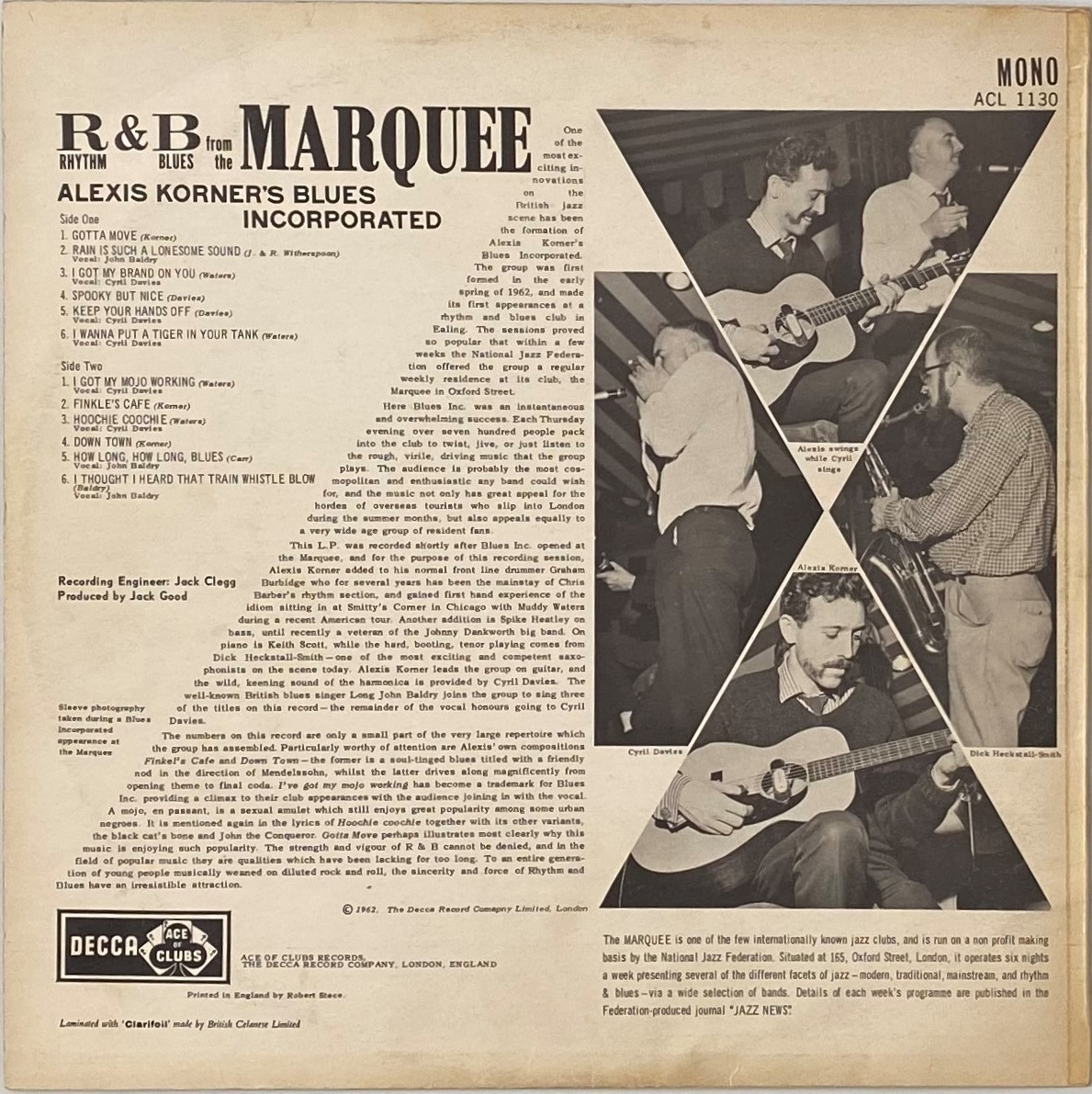 Lot 747 - ALEXIS KORNER'S BLUES INCORPORATED - R&B