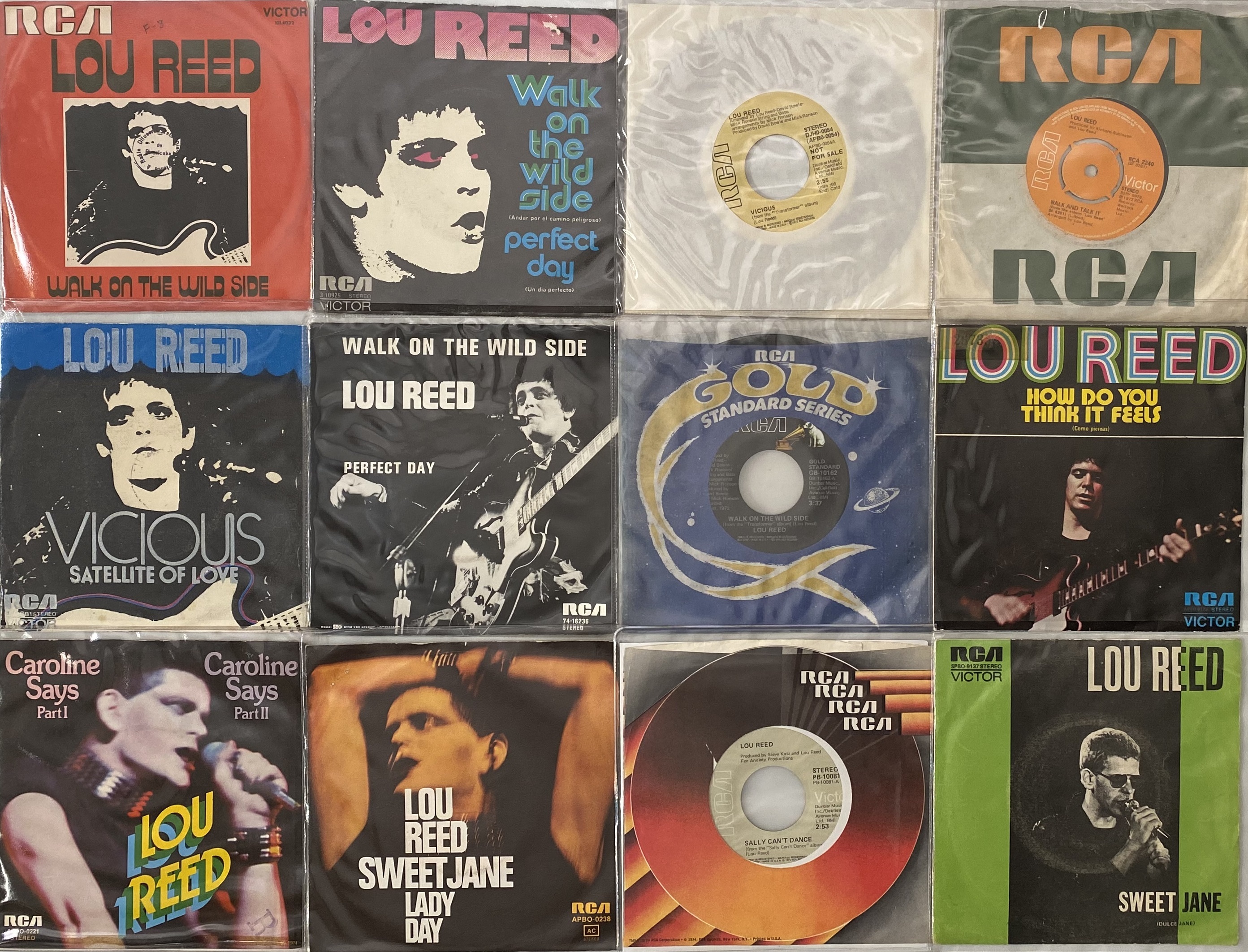 Lot 762 - LOU REED - 7" COLLECTION