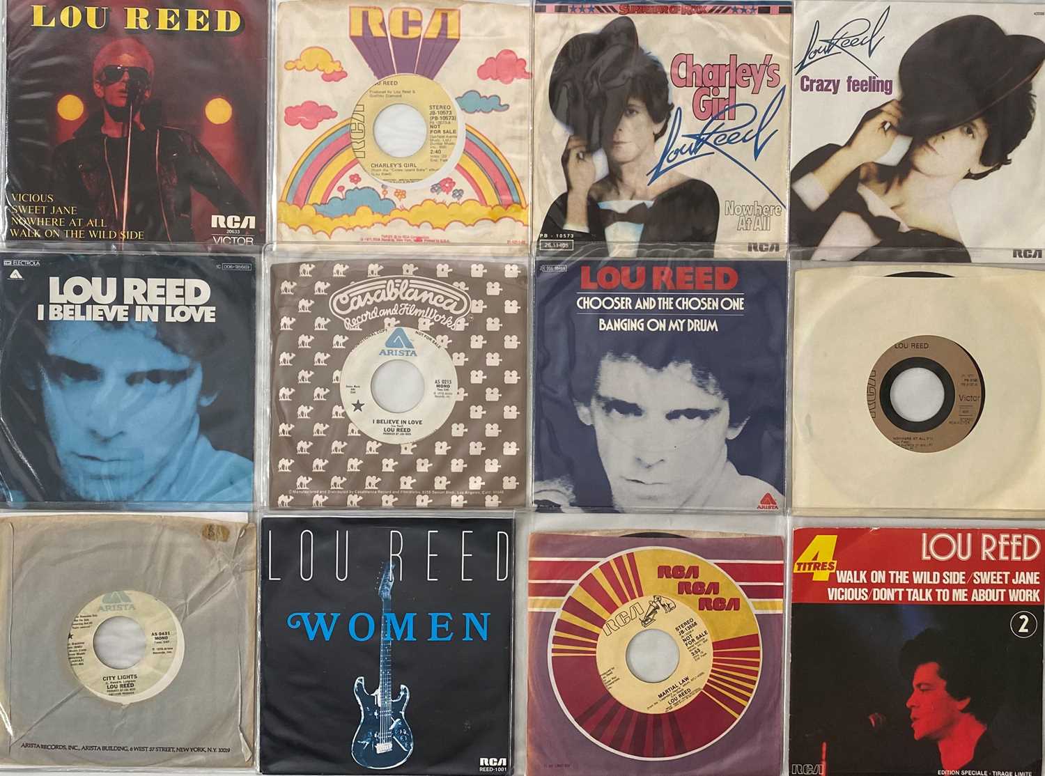 Lot 762 - LOU REED - 7" COLLECTION