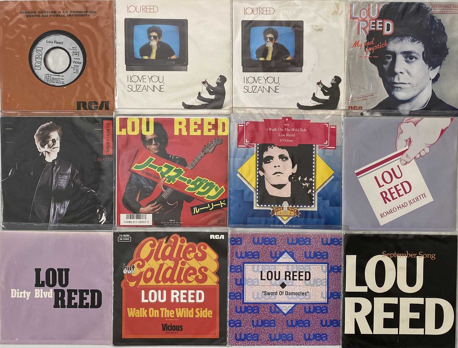 Lot 762 - LOU REED - 7" COLLECTION