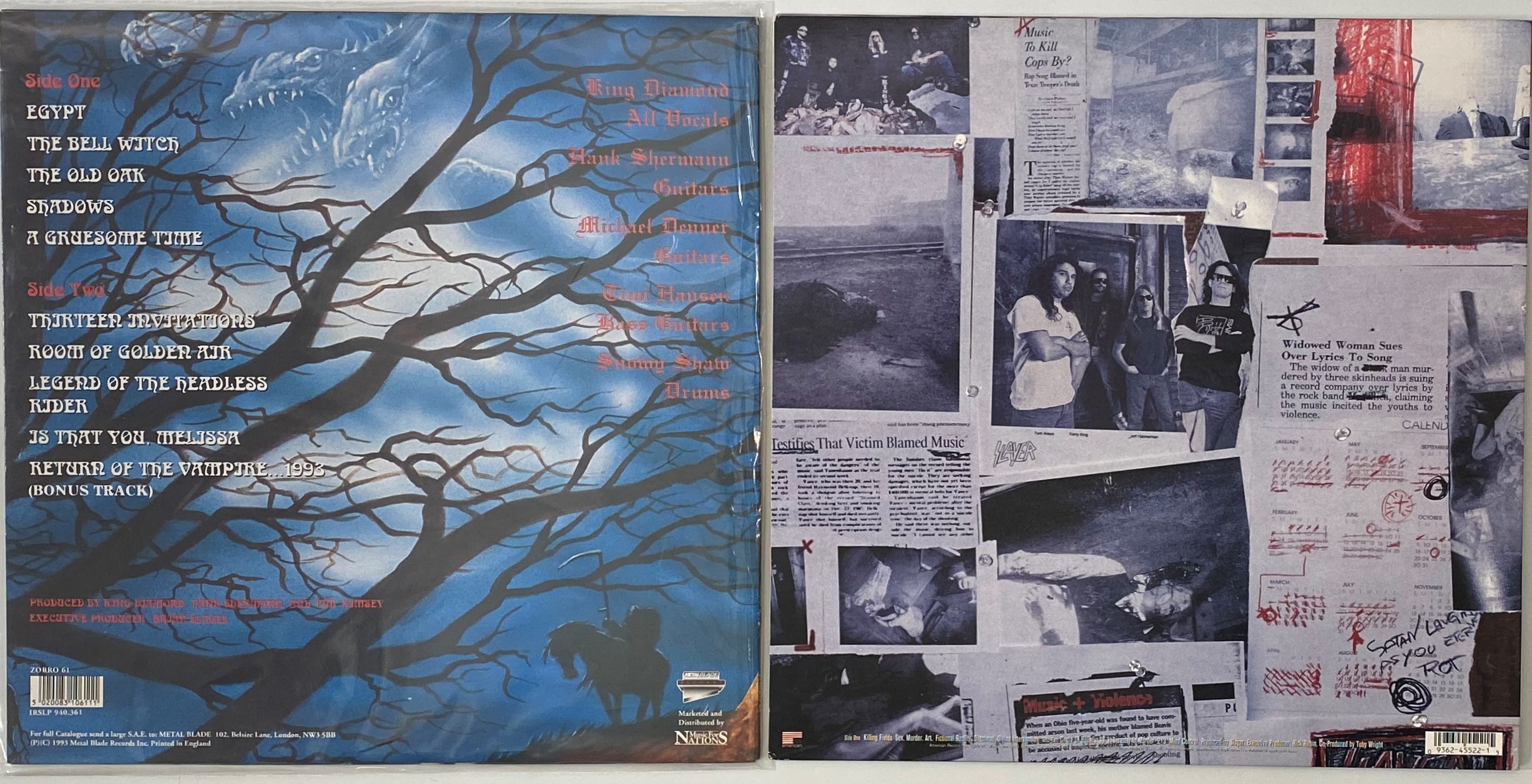 Lot 773 - 90s METAL RARITIES - LP PACK