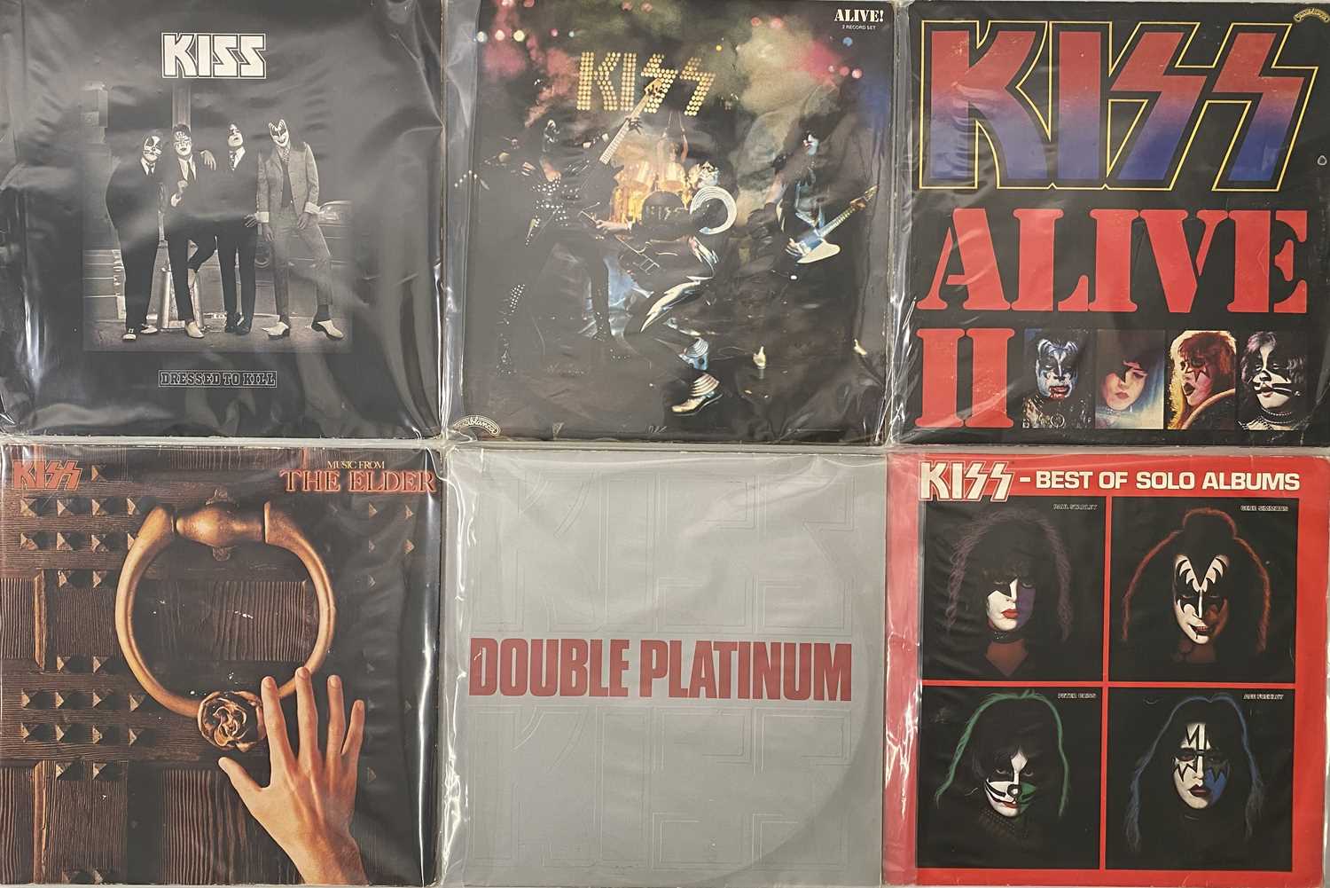 Lot 781 - KISS / RELATED - LP / 12" COLLECTION