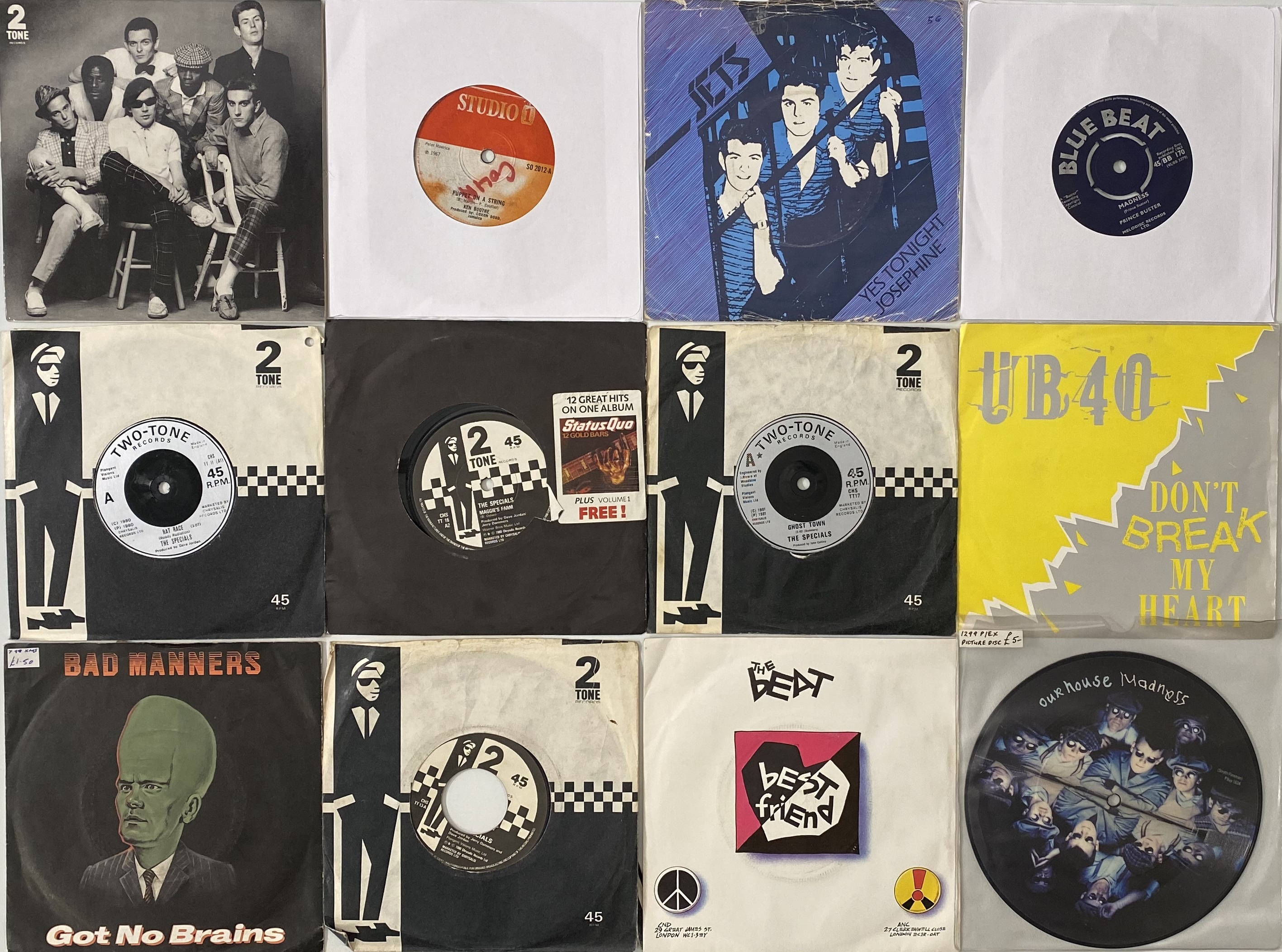 Lot 783 - 2-TONE / SKA / REGGAE / MOD - LPs / 12" / 7"