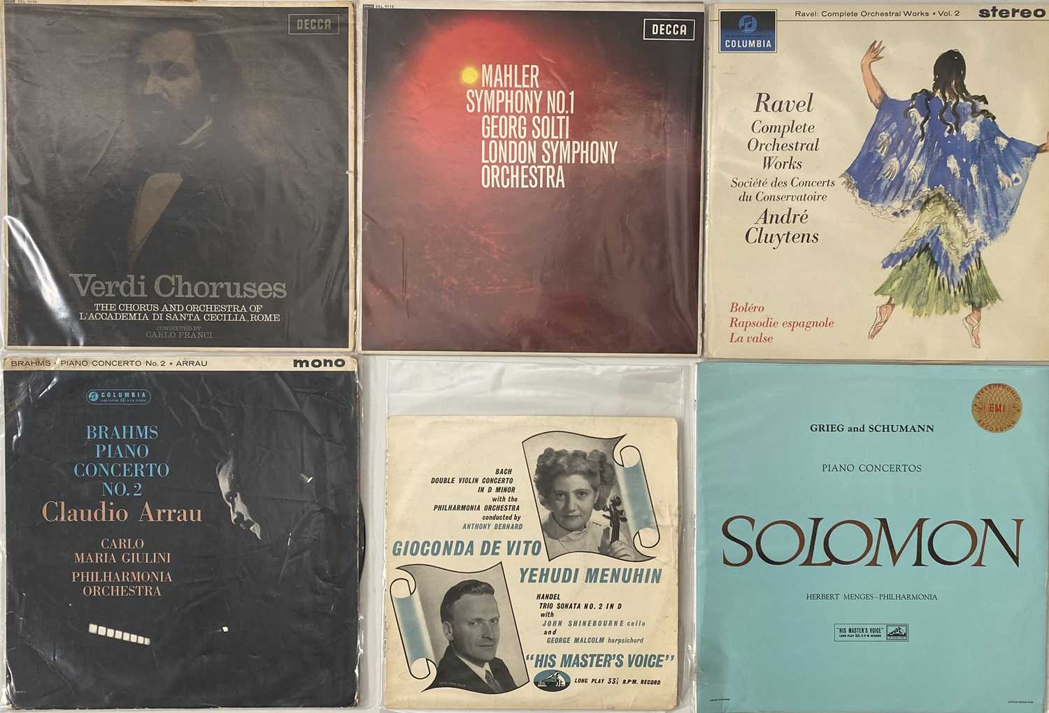 Lot 1109 - CLASSICAL - LP SELECTION (WITH CLUYTENS SAX