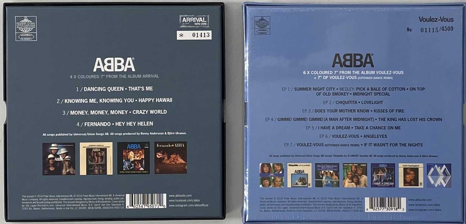 Lot 825 - ABBA - 7" BOX SETS