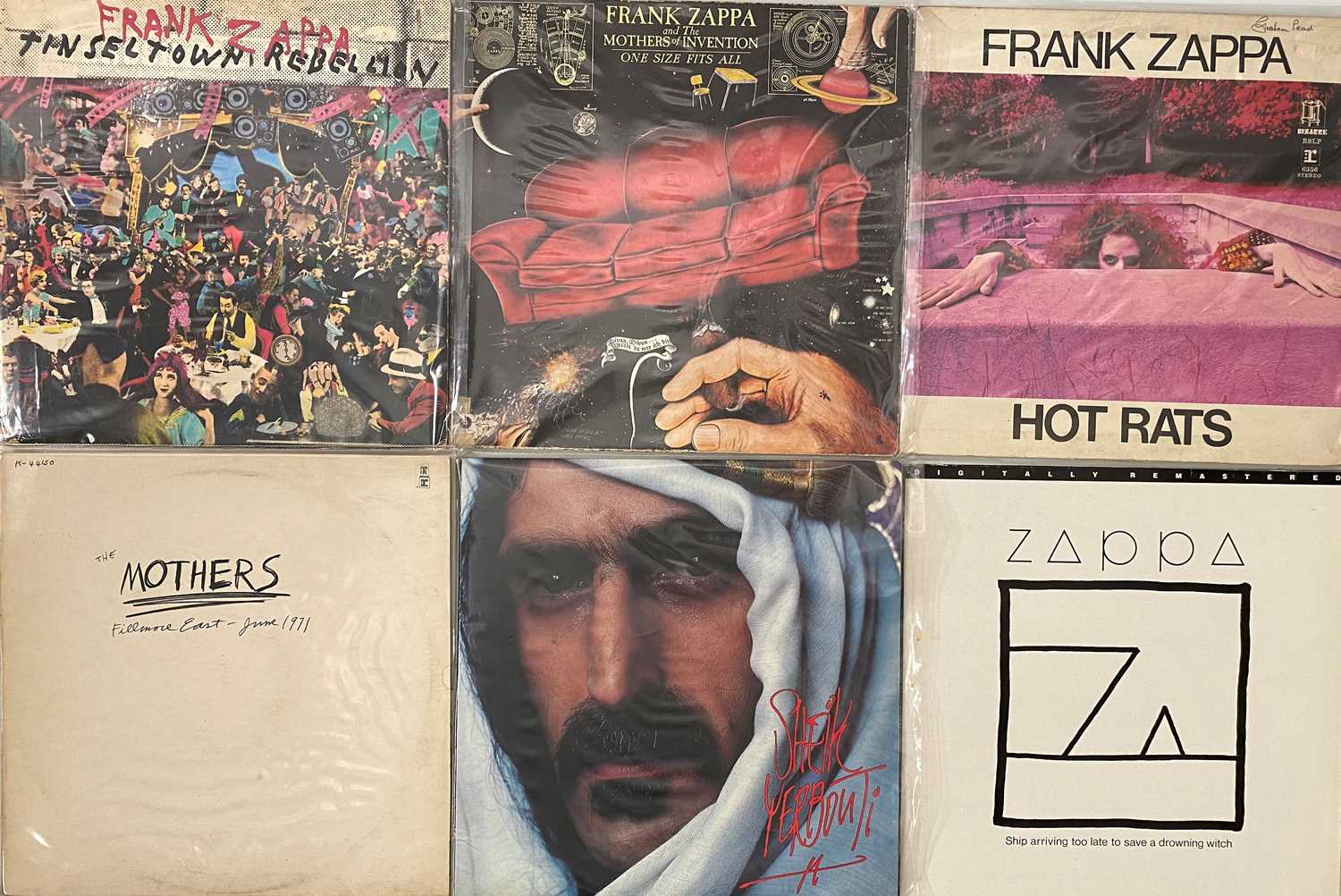 Lot 834 - ZAPPA/ BEEFHEART - LPs