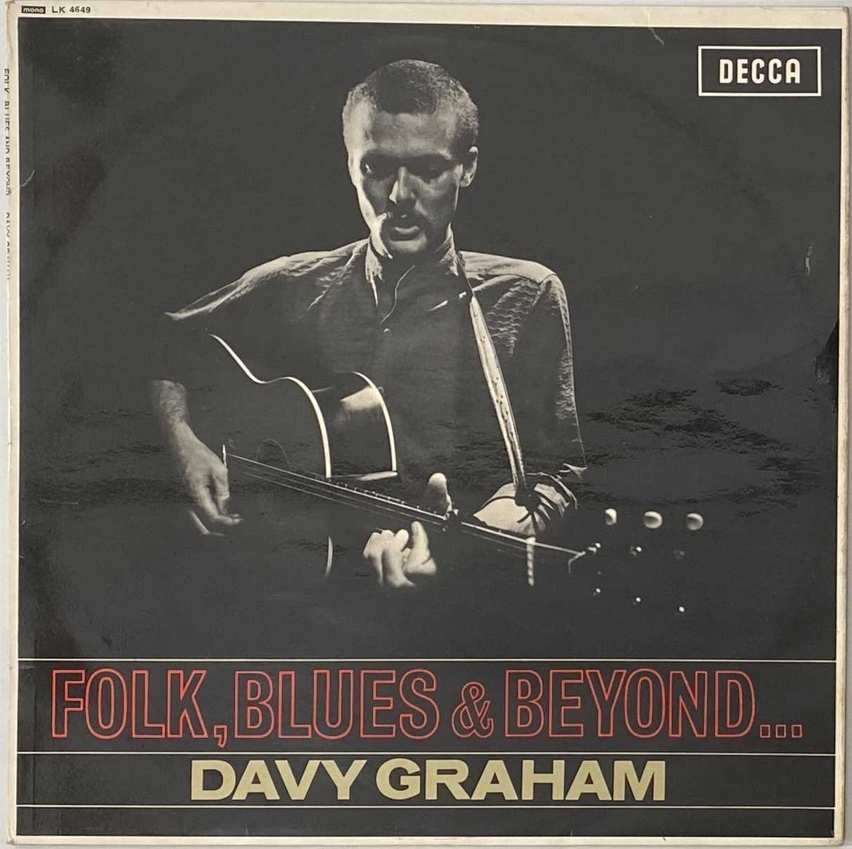 Lot 837 - DAVY GRAHAM - FOLK, BLUES & BEYOND LP (UK