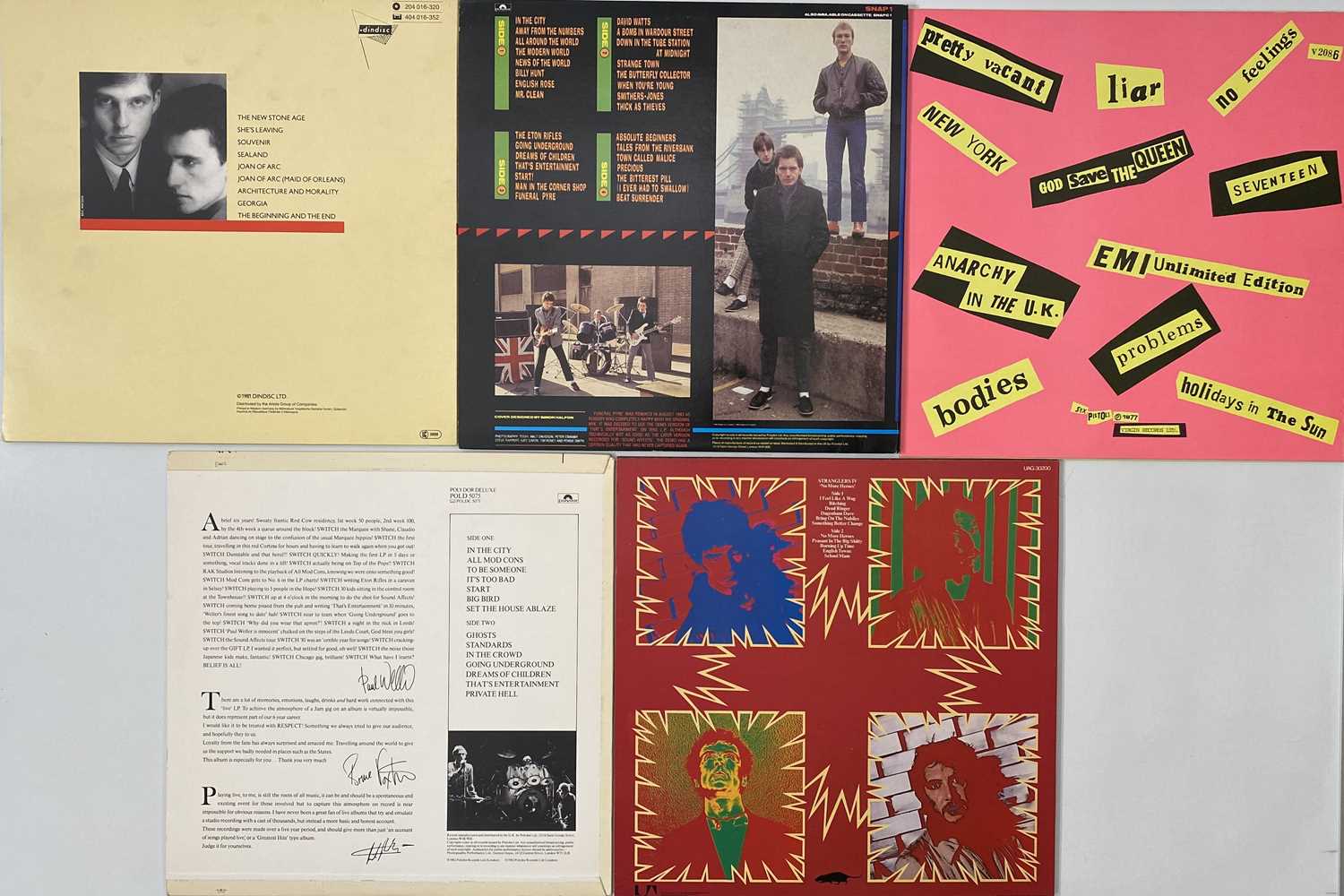Lot 889 - PUNK - LP PACK (SUPERB COPIES)