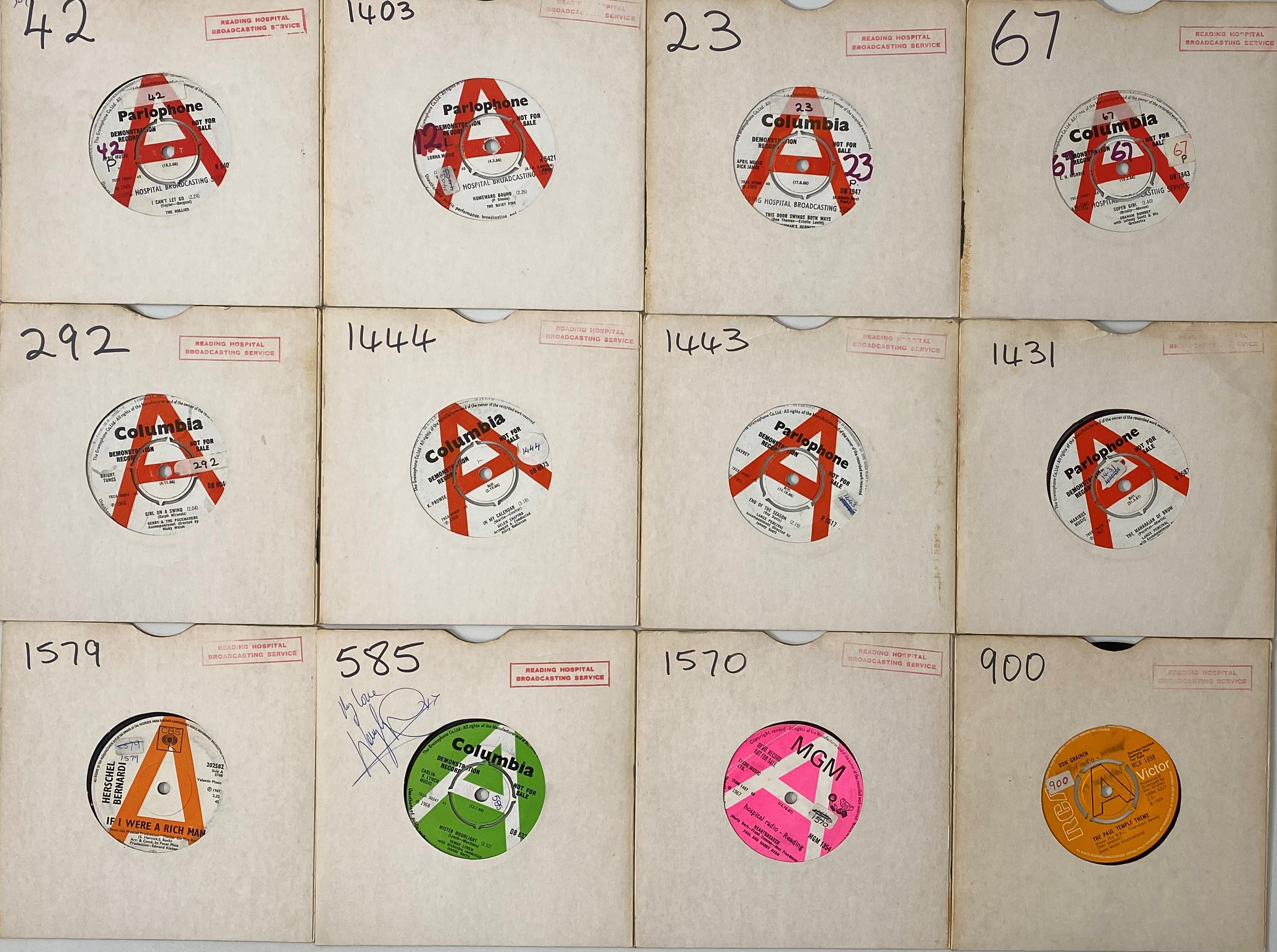 Lot 905 - 60's DEMOS - 7" COLLECTION