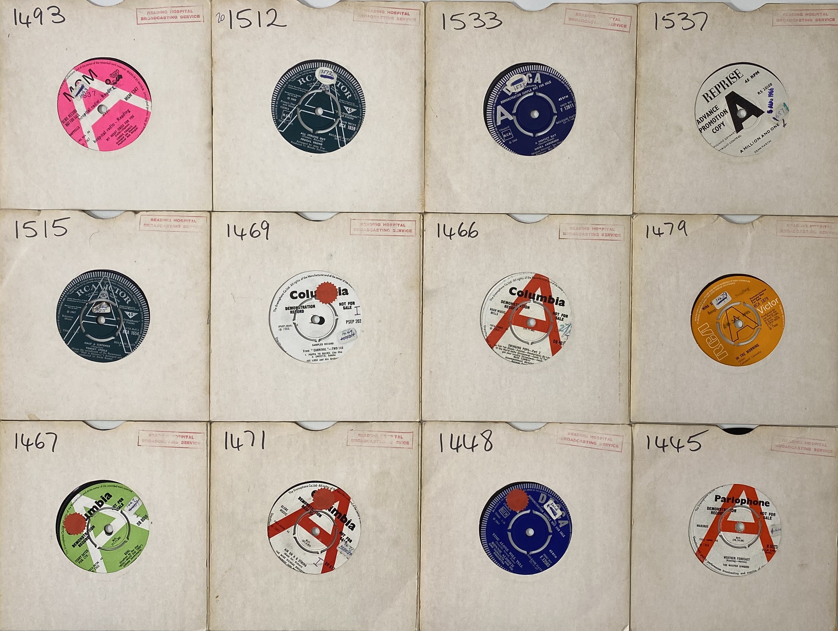 Lot 905 - 60's DEMOS - 7" COLLECTION