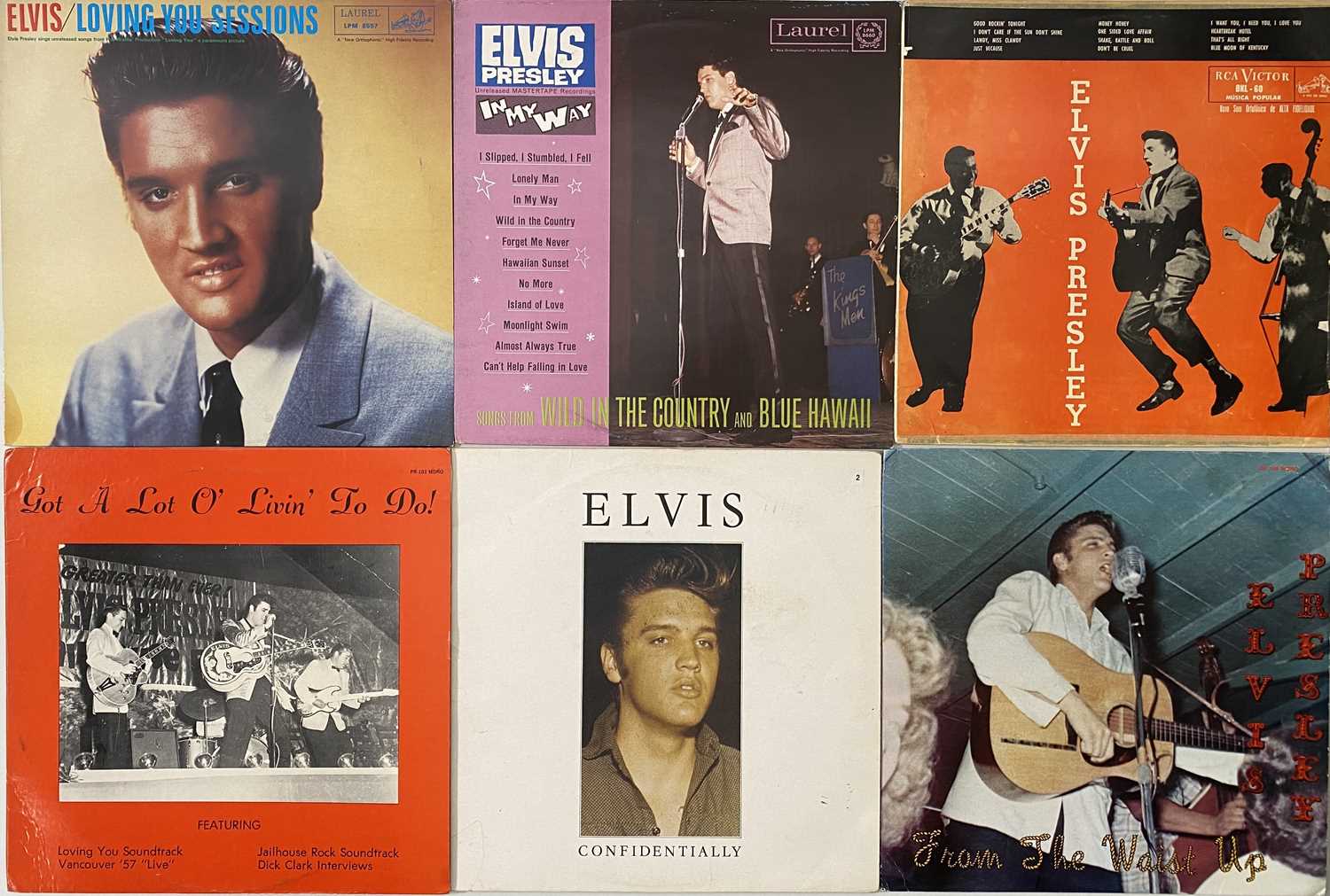 Lot 932 - ELVIS PRESLEY - LP COLLECTION (PRIVATE PLUS
