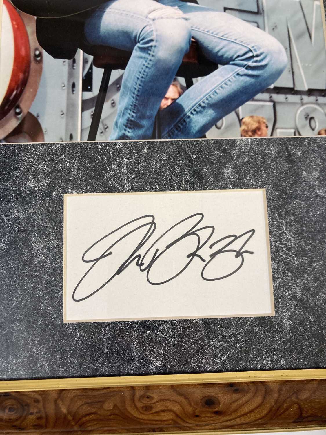 Lot 290 - JON BON JOVI - SIGNED DISPLAY.