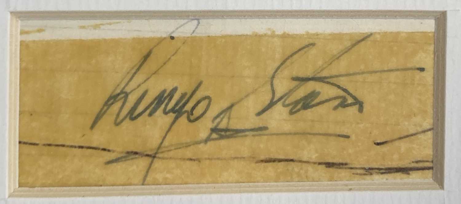 Lot 147 - THE BEATLES - FULL SET OF AUTOGRAPHS IN