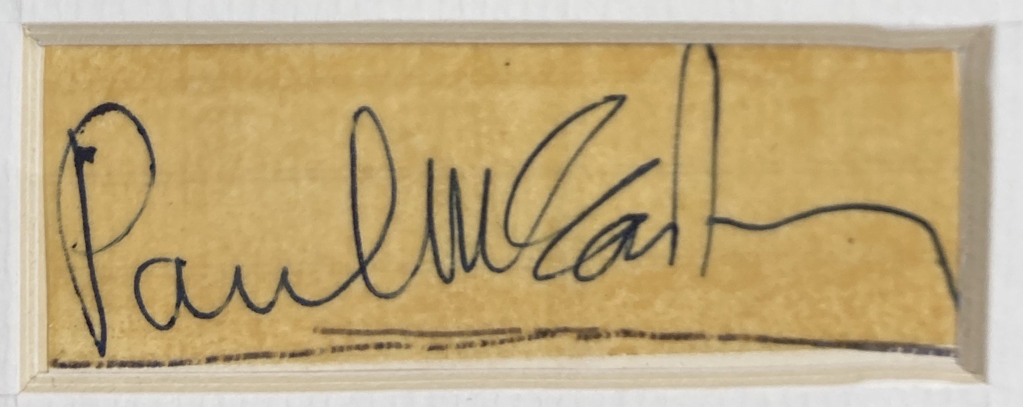 Lot 147 - THE BEATLES - FULL SET OF AUTOGRAPHS IN