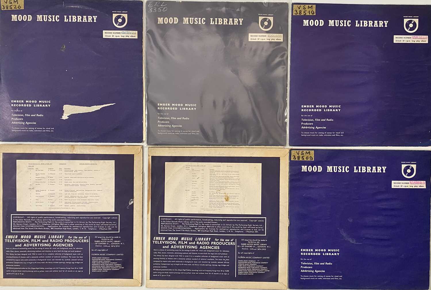 Lot 933 - KPM/ MOOD MUSIC/ EMBER/ WEDETTE - LIBRARY LP
