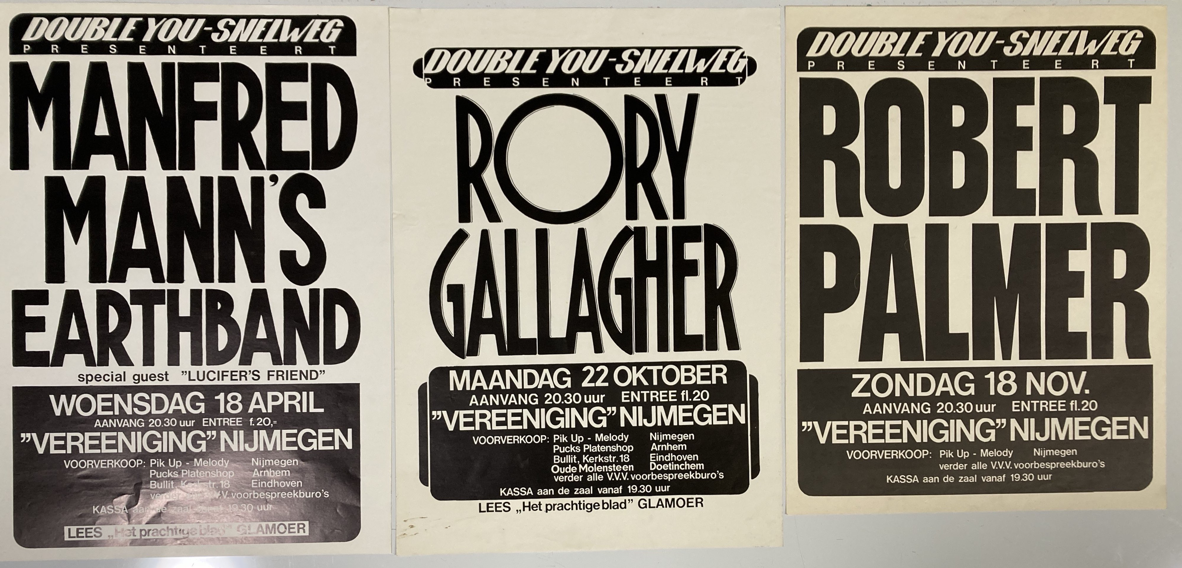 Lot 239 - 1970S/80S POSTERS - PROG / ROCK.