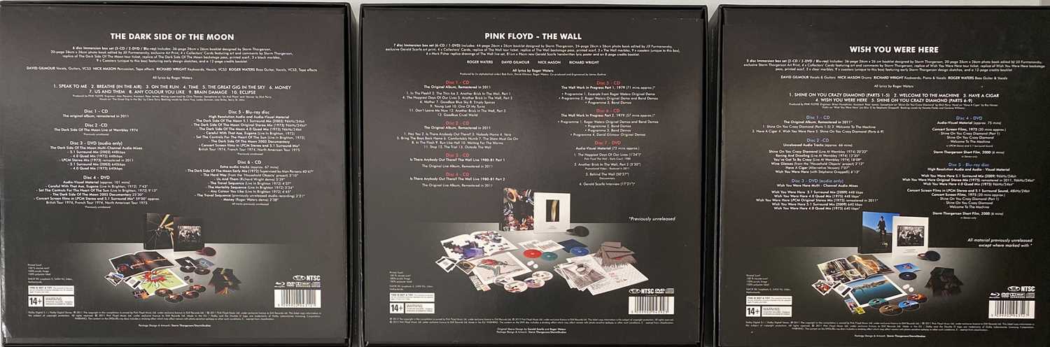 Lot 934 - PINK FLOYD - IMMERSION CD BOX SETS