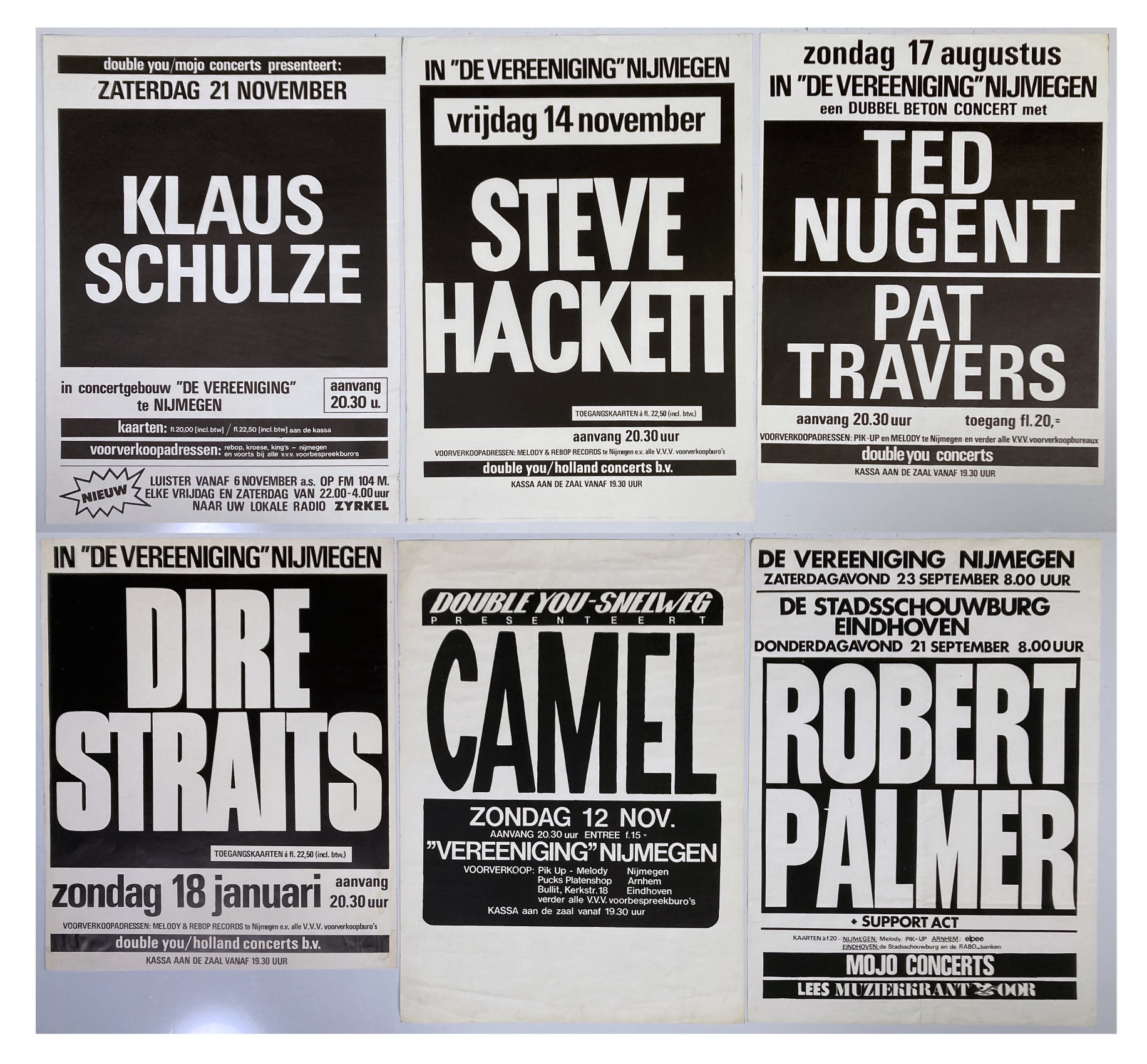 Lot 240 - 1970S/80S CONCERT POSTERS - PROG / ROCK.