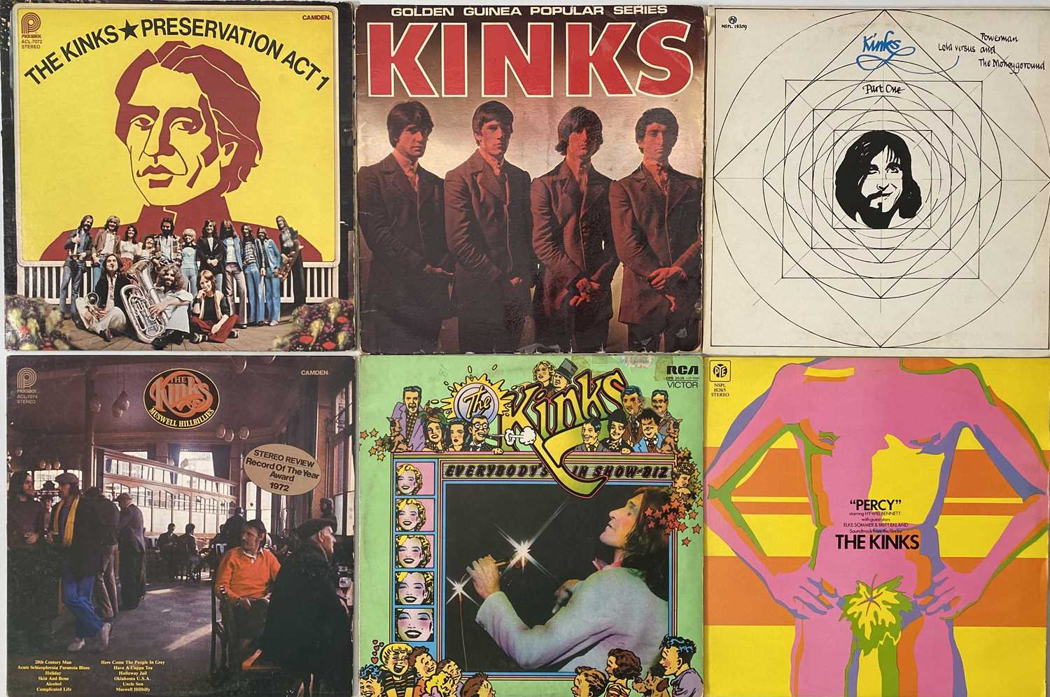 Lot 987 The Kinks Lp Collection