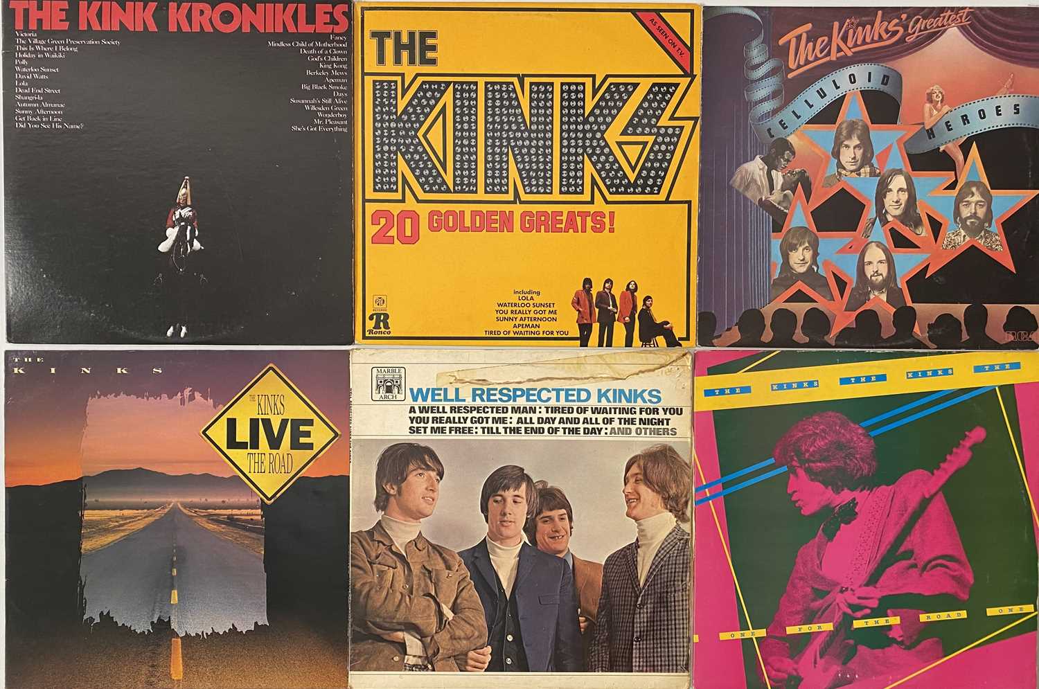 Lot 987 The Kinks Lp Collection