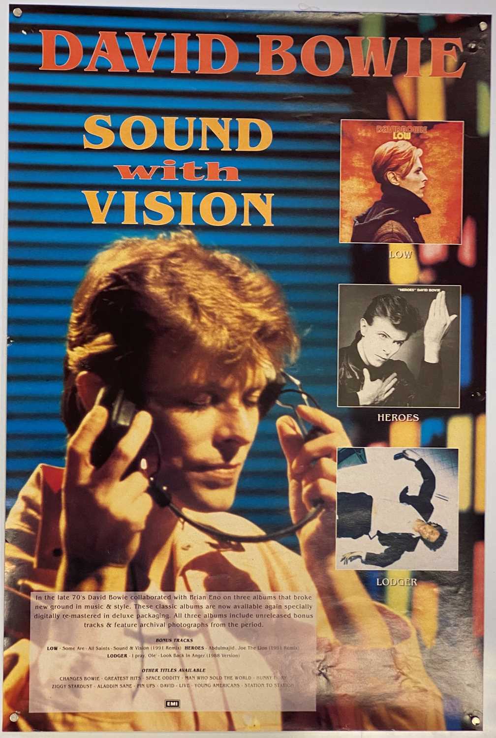 Lot 294 - DAVID BOWIE 1980S POSTERS