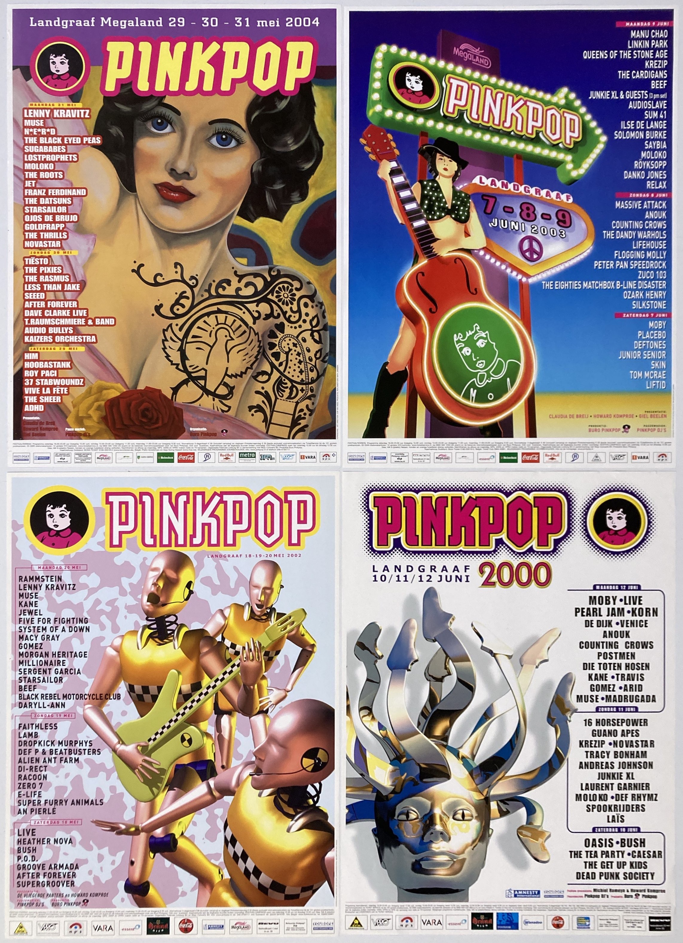 Lot 245 - DUTCH CONCERT POSTER ARCHIVE - MULTIPLES OF