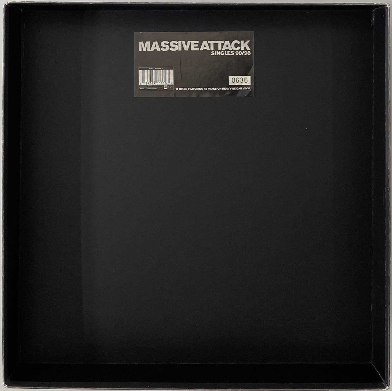 Lot 91 - MASSIVE ATTACK - SINGLES 90/98 (11 x 12" EU