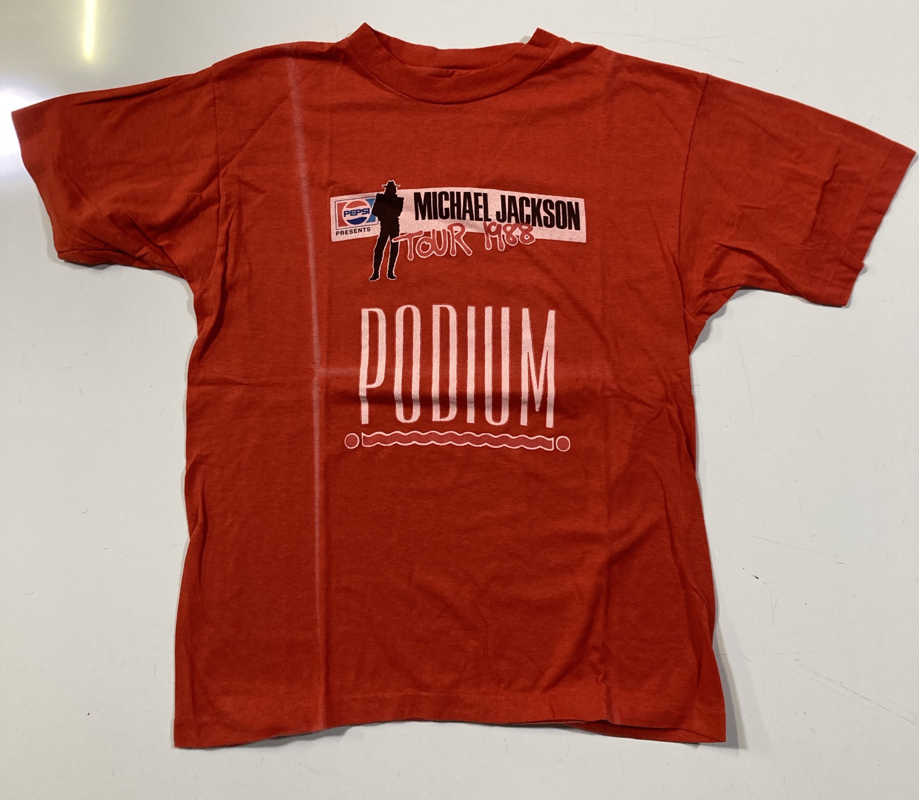 Lot 379 - MICHAEL JACKSON - VINTAGE 1988 TOUR T-SHIRTS.