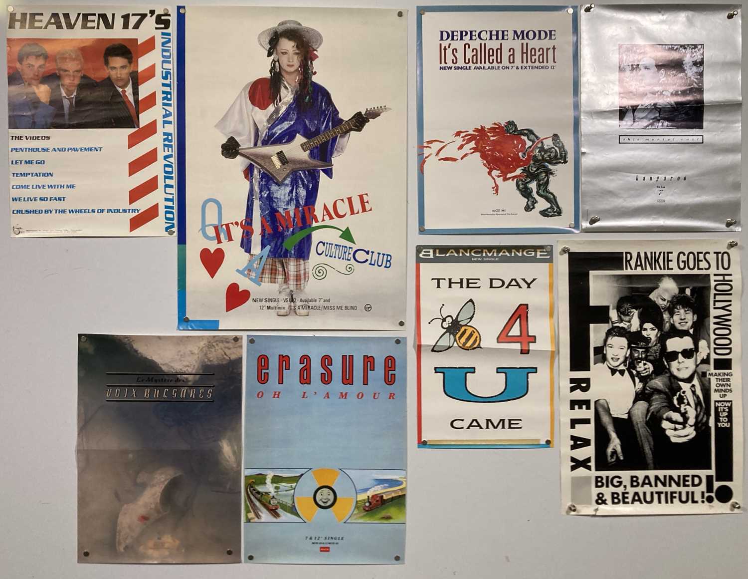 Lot 258 - 1980S NEW WAVE / SYNTH POP ETC POSTERS.