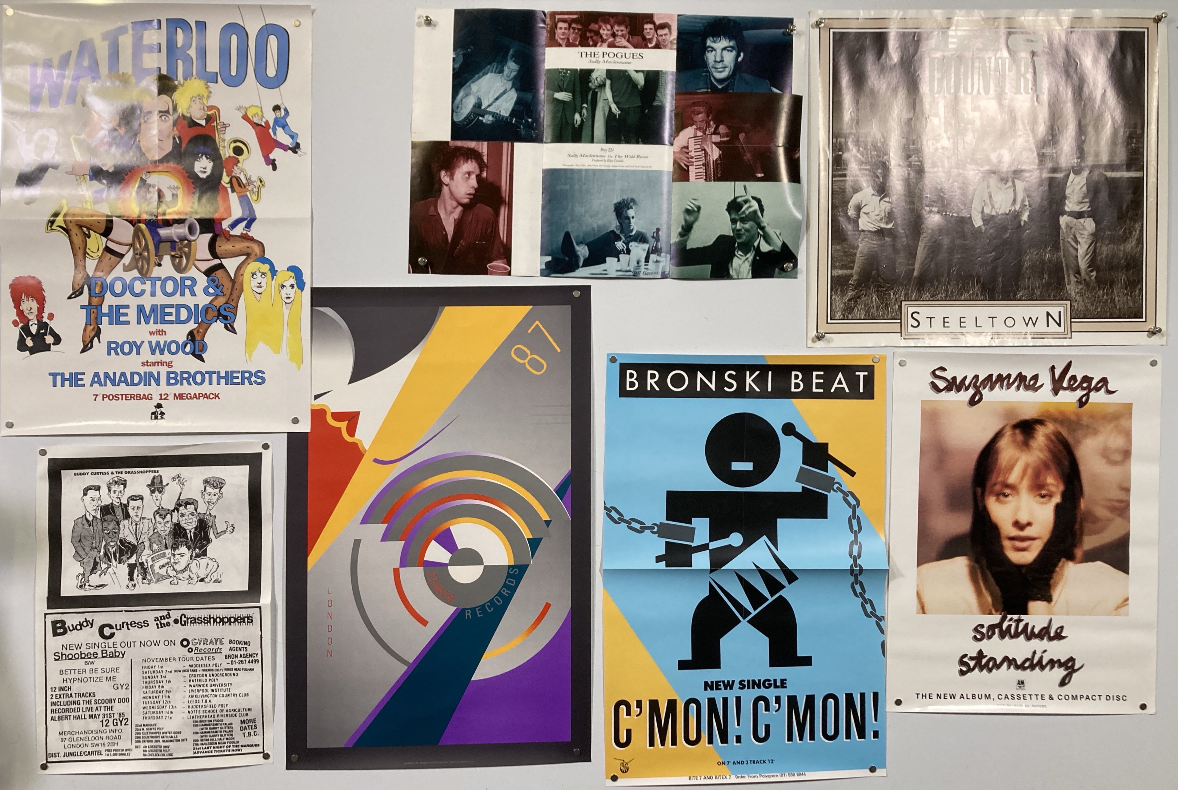 Lot 262 - 1980S PROMOTIONAL POSTERS - POP / NEW WAVE