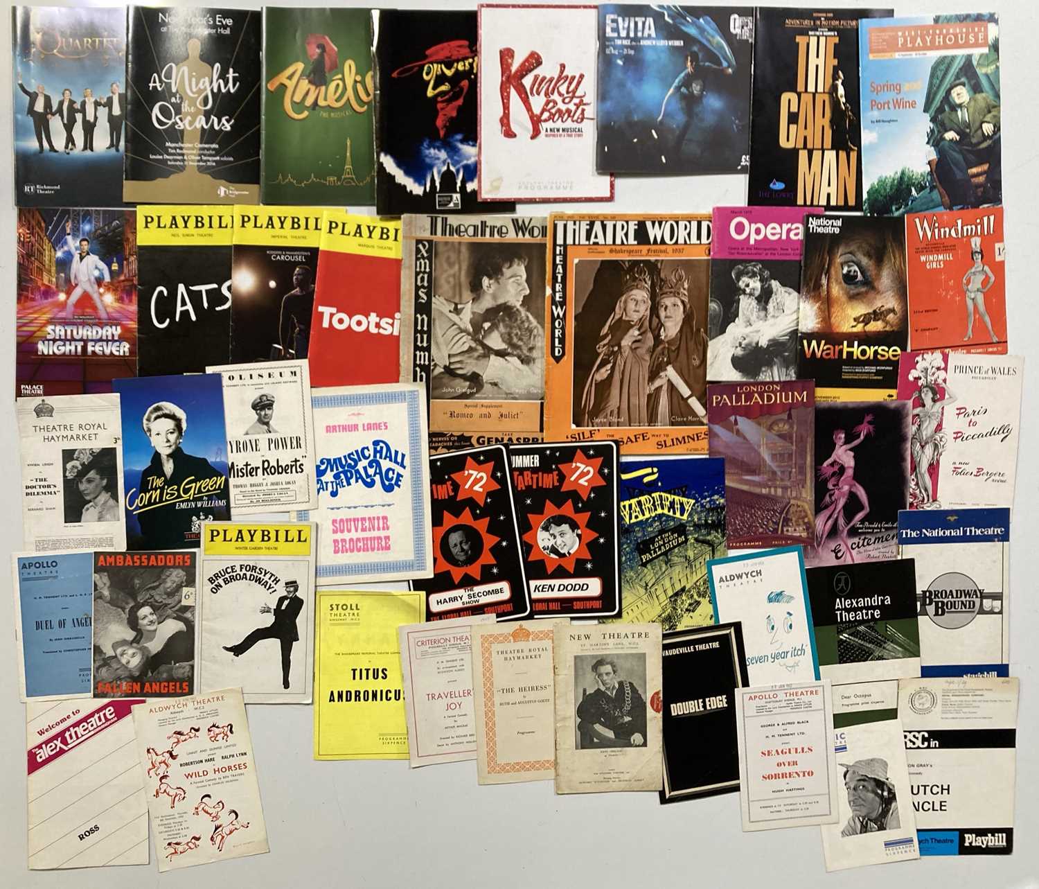 Lot 104 - CONCERT PROGRAMMES AND TICKETS.