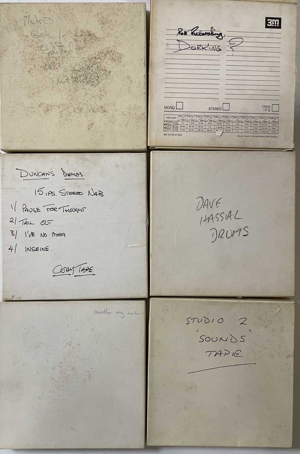 Lot 468 - MASTER TAPE ARCHIVE - STRAWBERRY STUDIOS