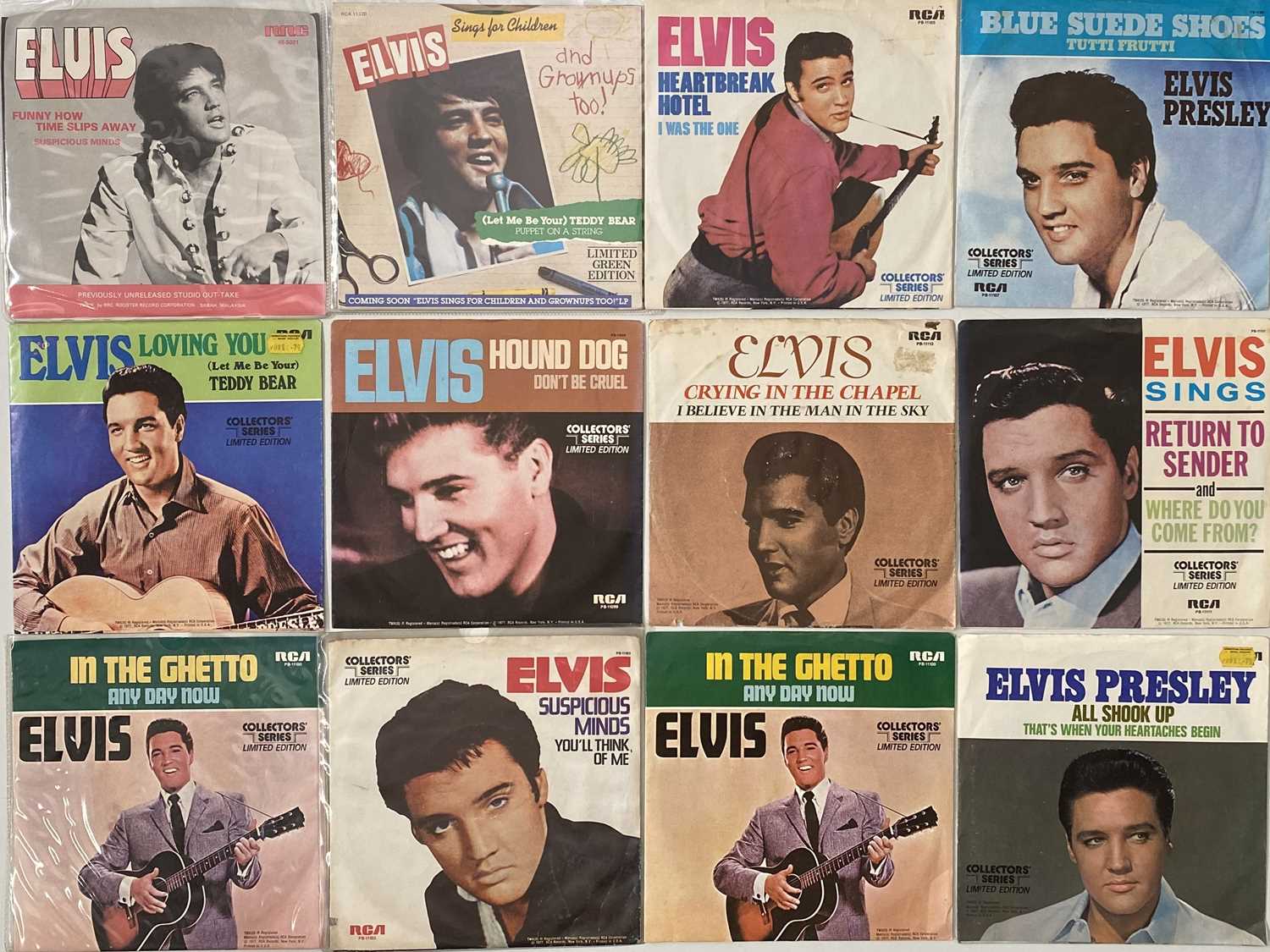Lot 1179 - ELVIS PRESLEY - US 7" EPs/ PICTURE SLEEVES