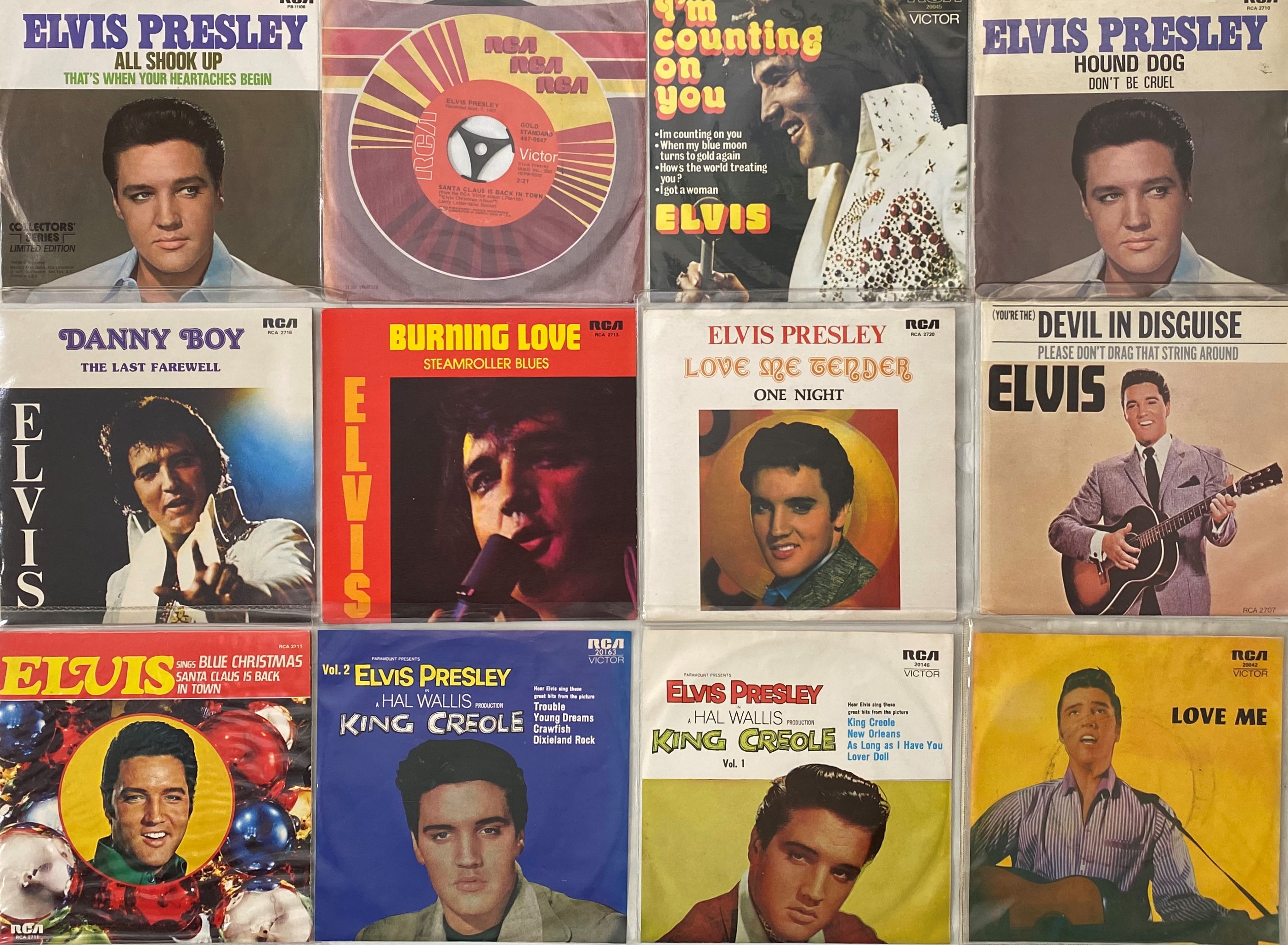 Lot 1179 - ELVIS PRESLEY - US 7" EPs/ PICTURE SLEEVES