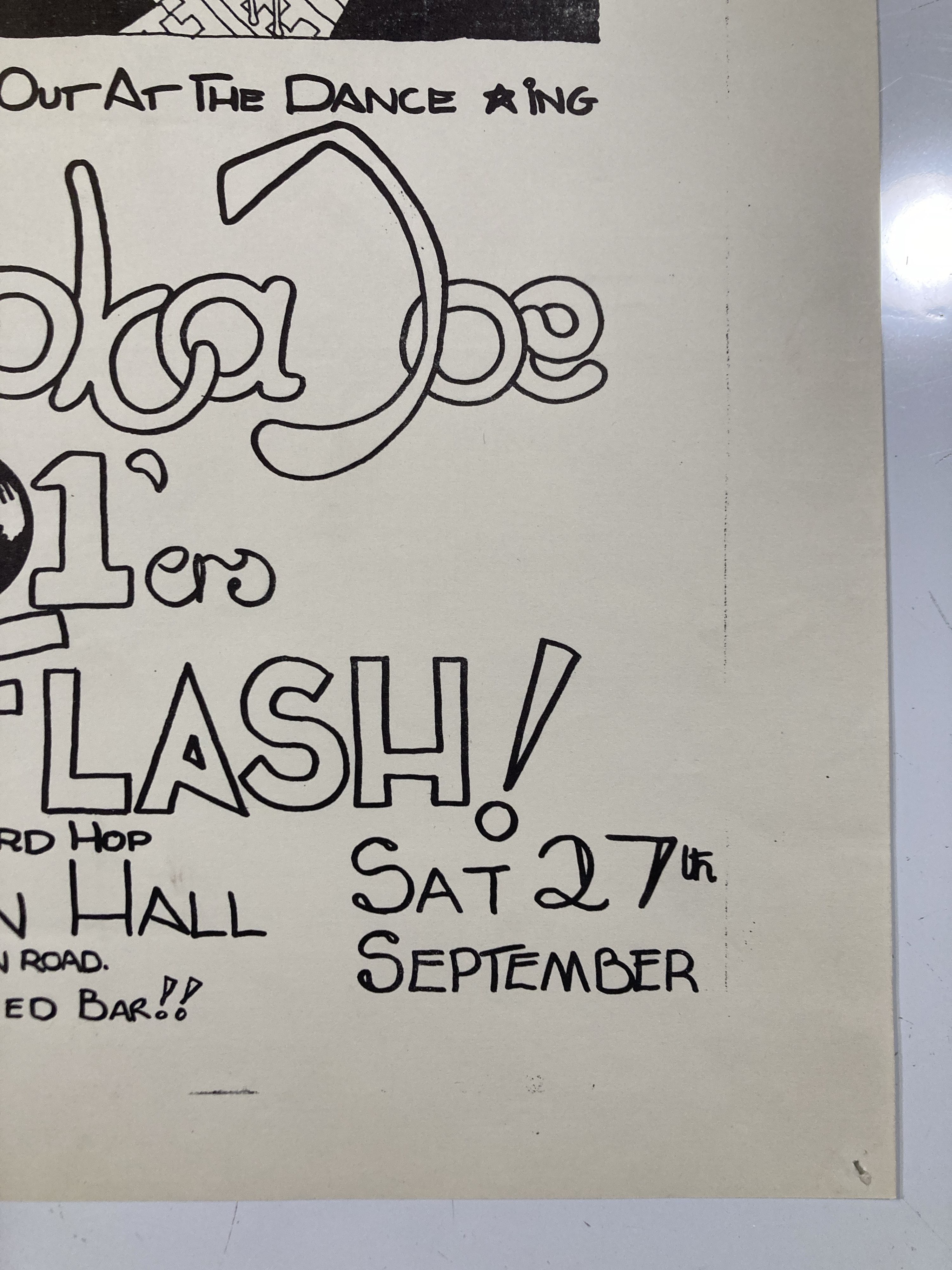 Lot 583 - THE CLASH INTEREST - A RARE POSTER FOR JOE