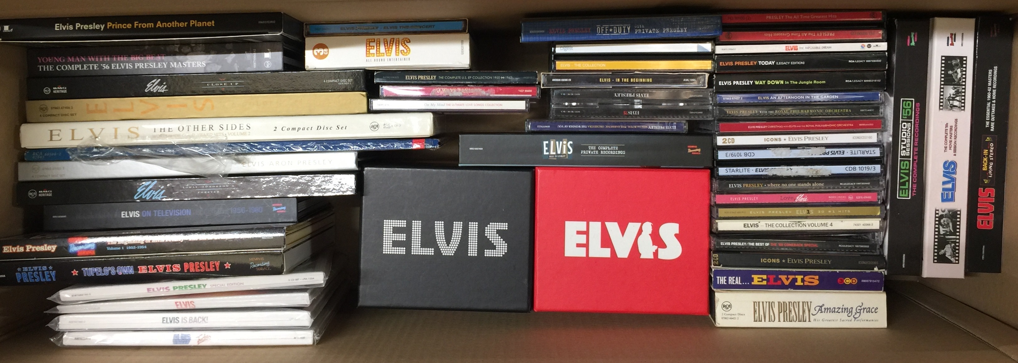Lot 1185 - ELVIS CD/ BOX SET COLLECTION