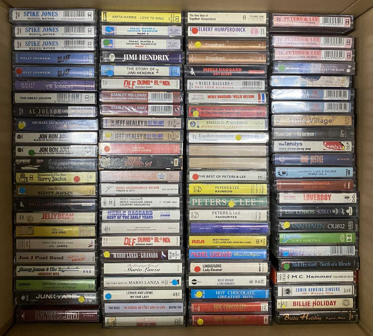 Lot 1210 Cassettes Large Collection