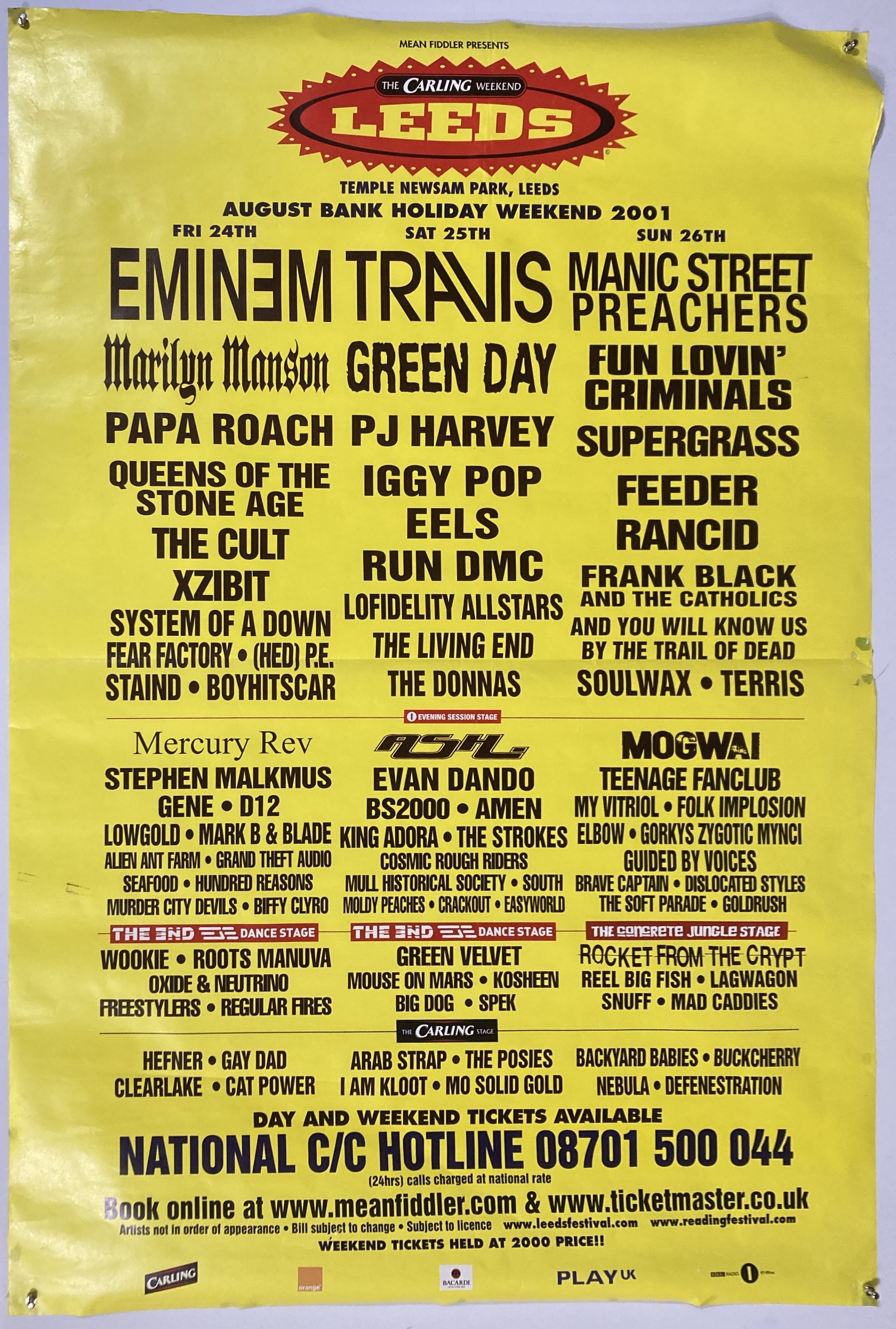 Lot 271 - READING AND LEEDS FESTIVAL - C 1990S/00S