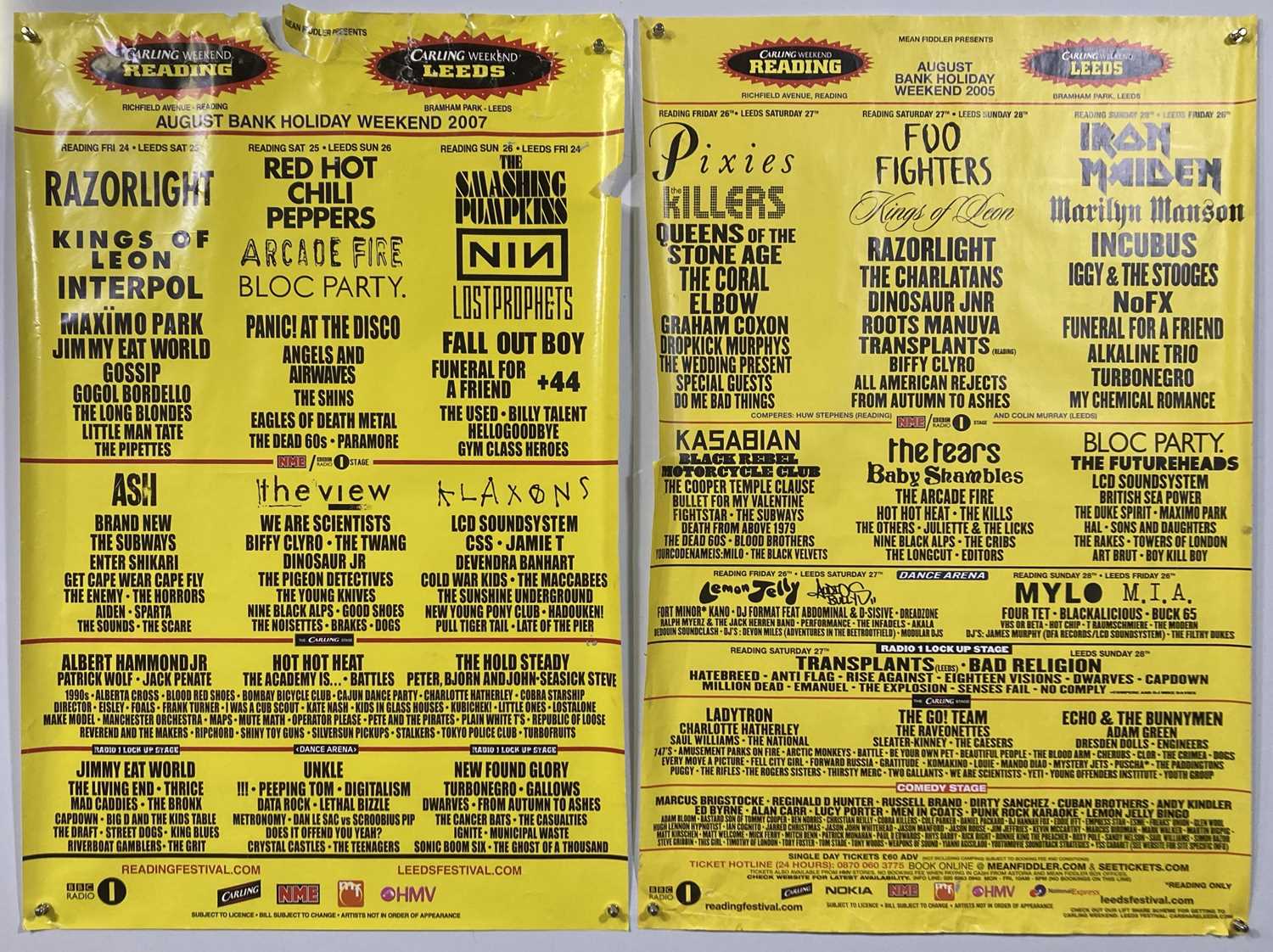 Lot 271 - READING AND LEEDS FESTIVAL - C 1990S/00S