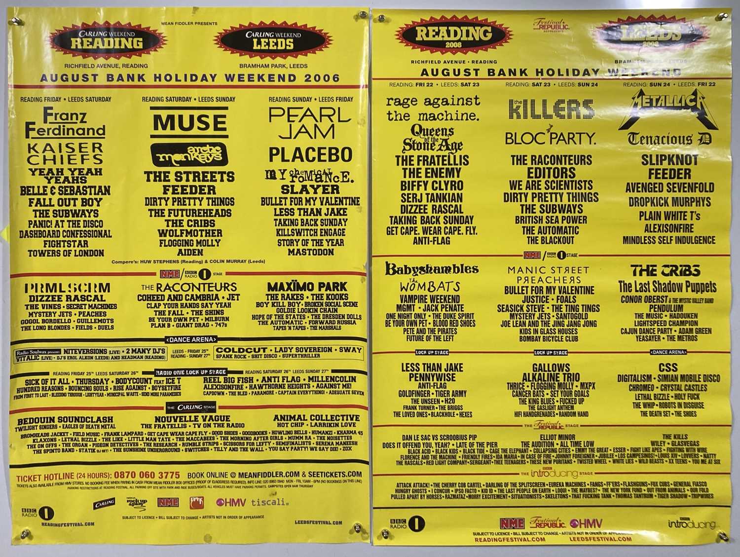 Lot 271 - READING AND LEEDS FESTIVAL - C 1990S/00S